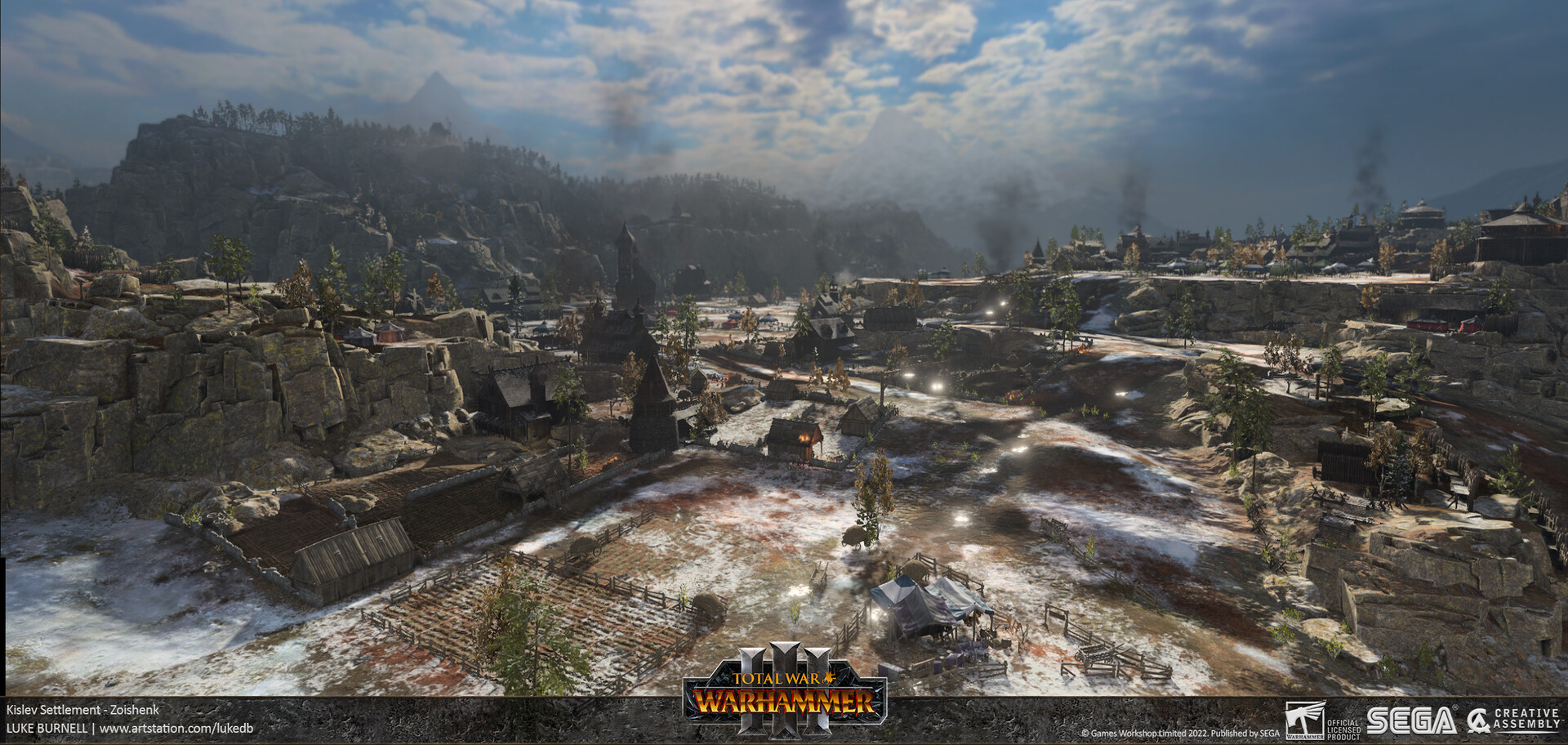 Luke Burnell - Total War: Warhammer 3 - Kislev Settlements
