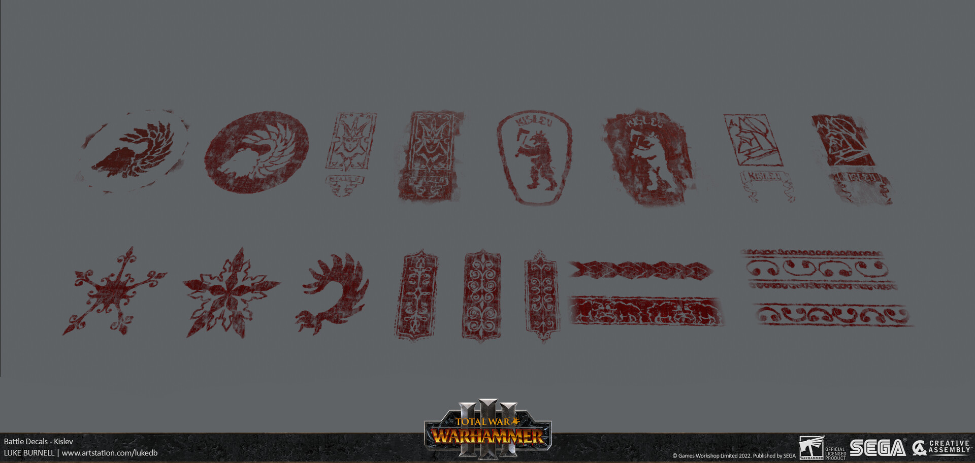 Luke Burnell - Total War: Warhammer 3 - Kislev Decals