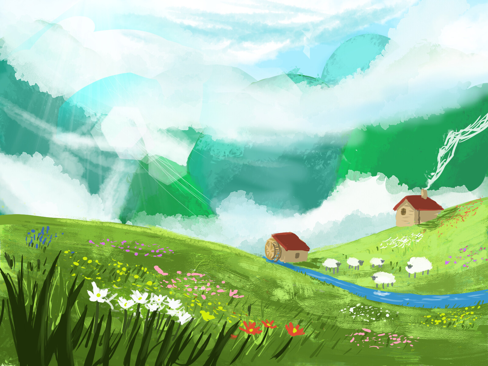 Jean Collard - Grass field