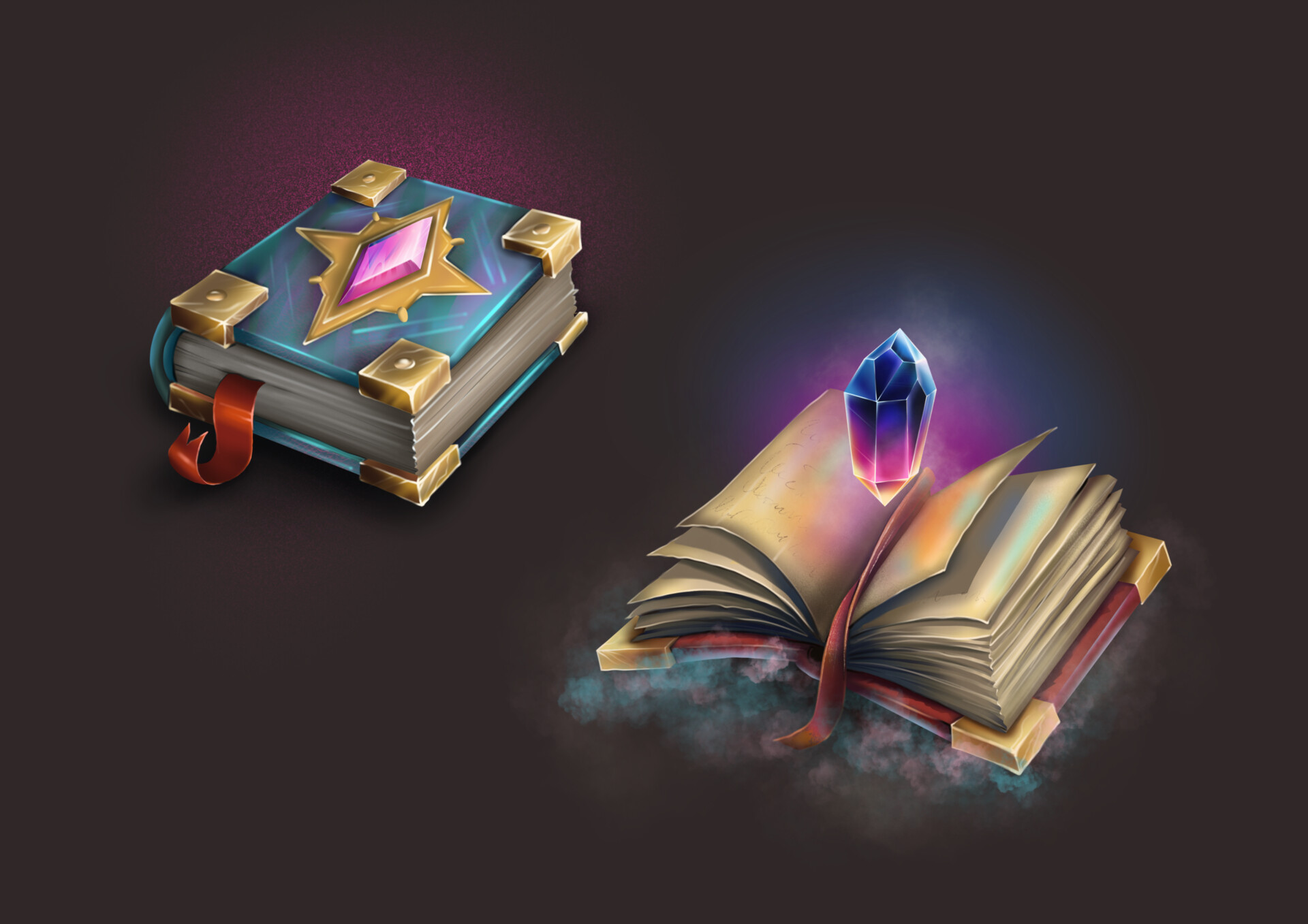 ArtStation - Magic books