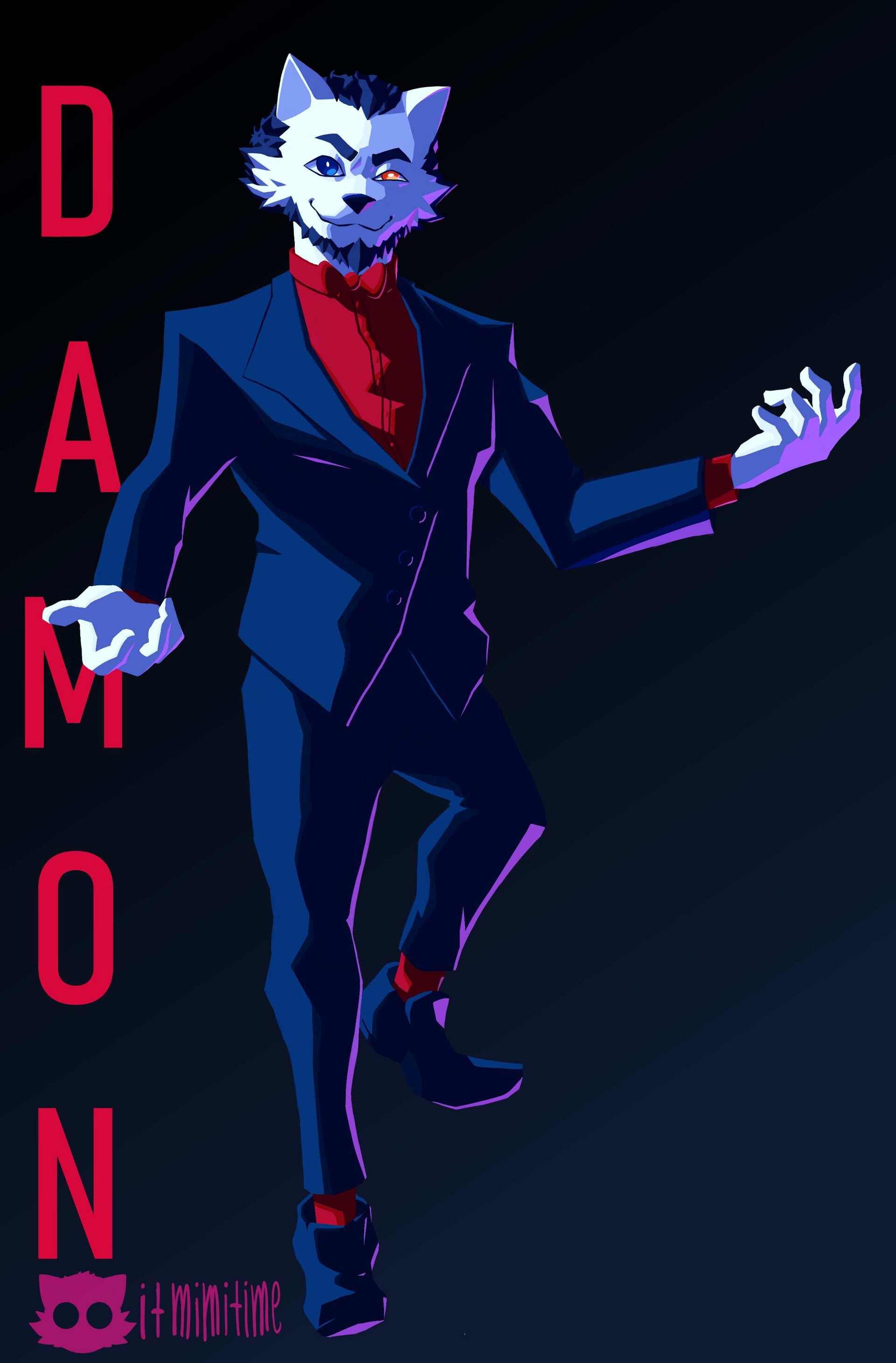 ArtStation - DAMON (oc drawing request)