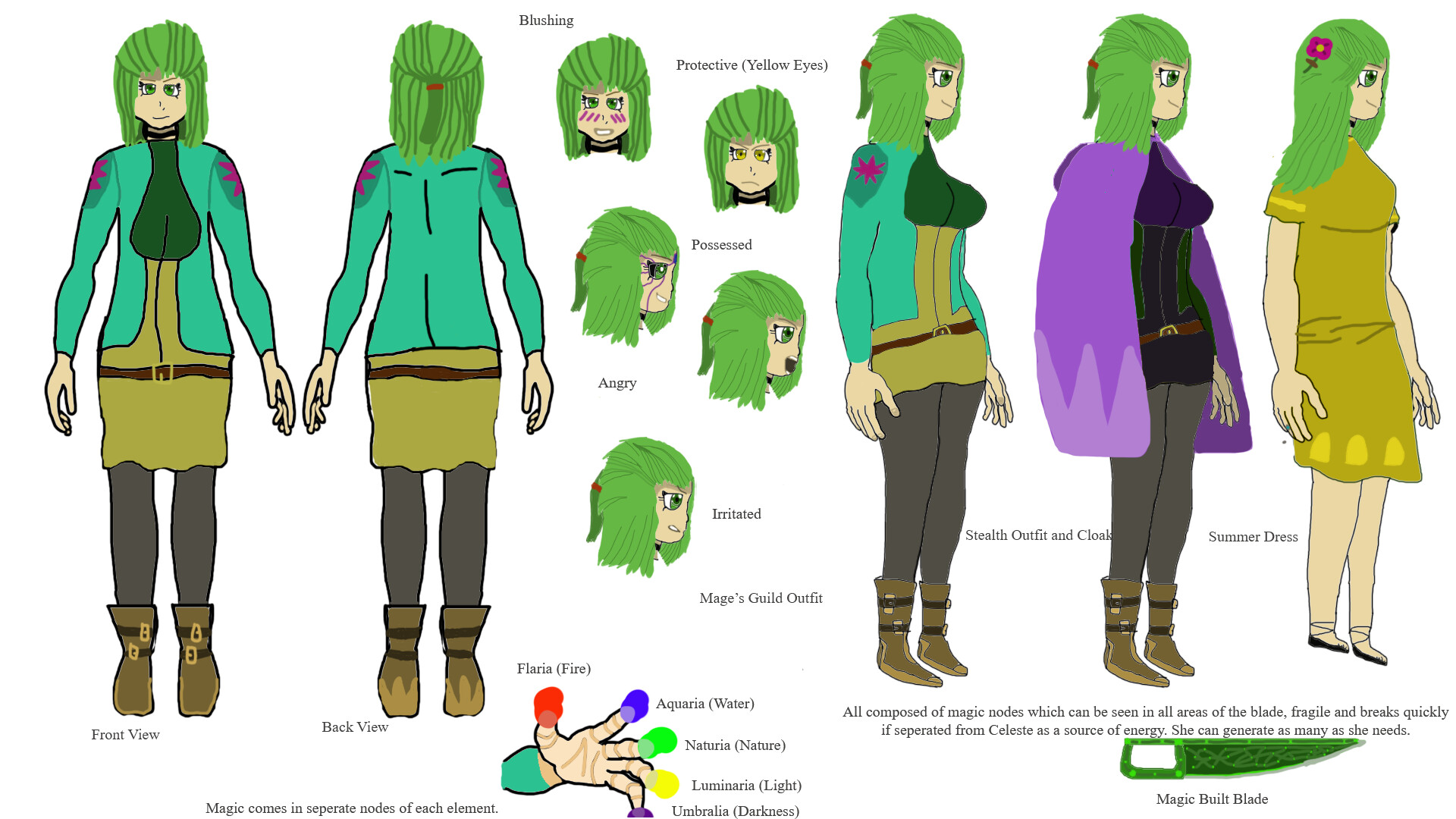 ArtStation - A few 2D character concepts