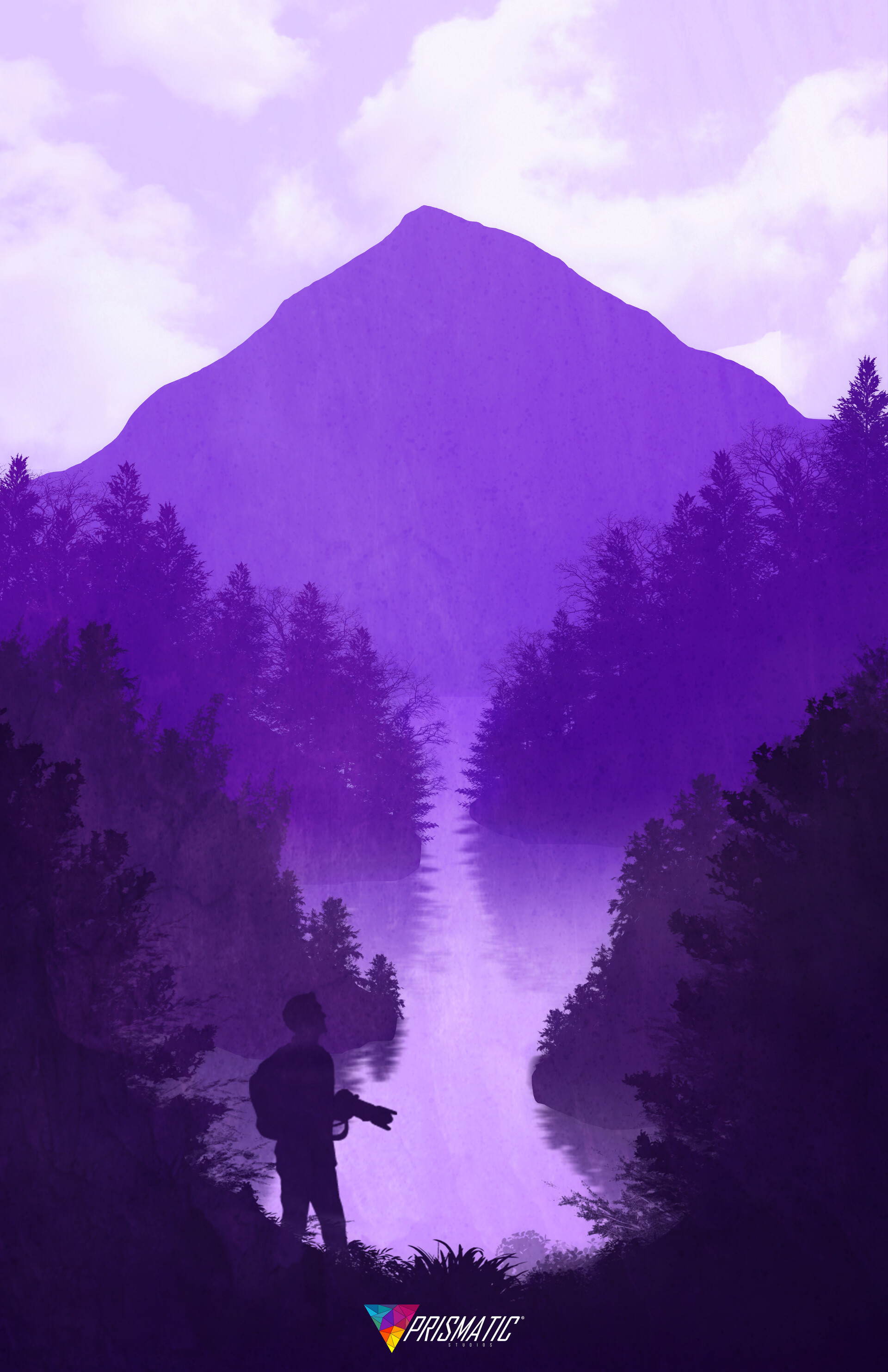 ArtStation - Purple Landscape
