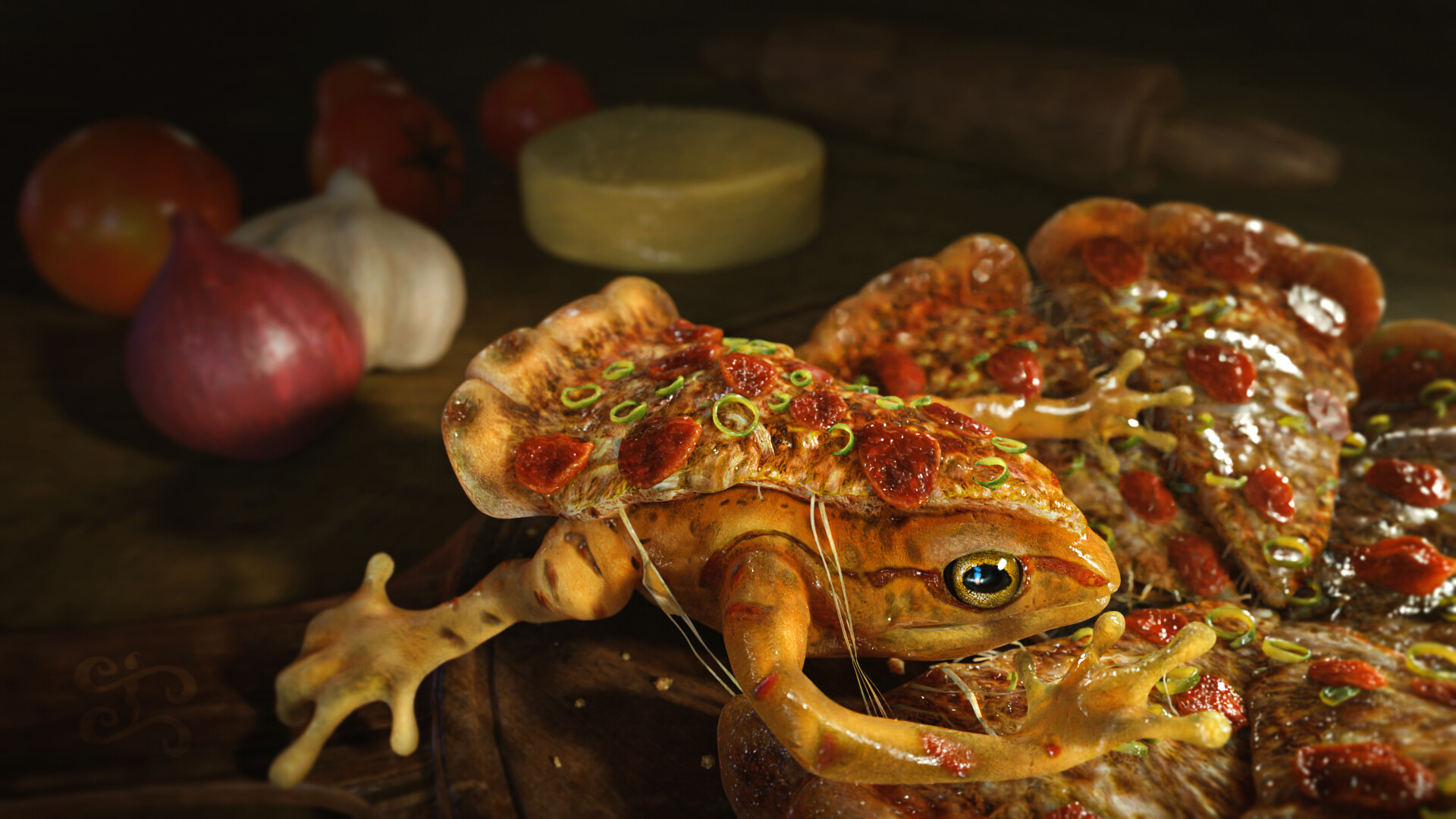 Frog Pizza