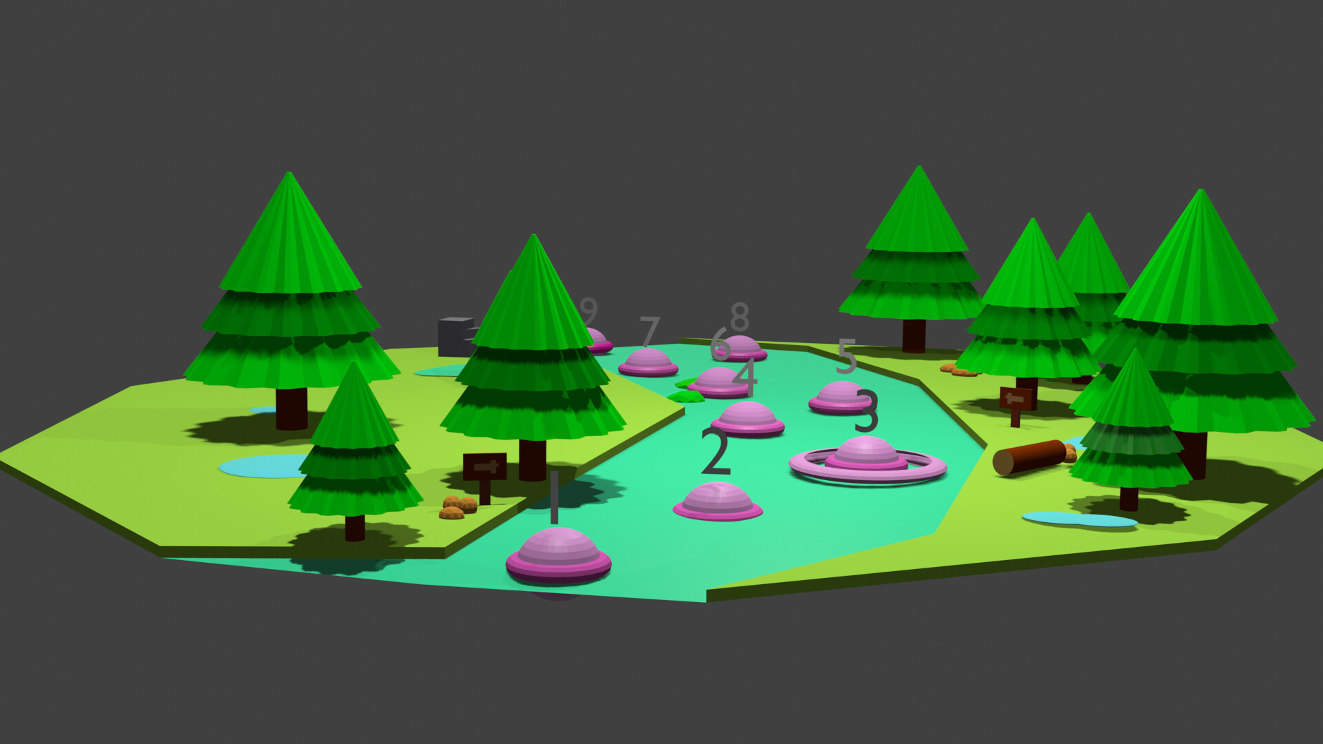 ArtStation - Low Poly Quiz Game (Children)