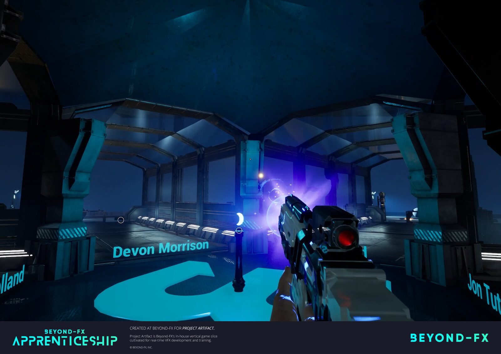 Devon Morrison - Space Rifle and Electric Ammo Gameplay VFX | Beyond-FX Apprenticeship