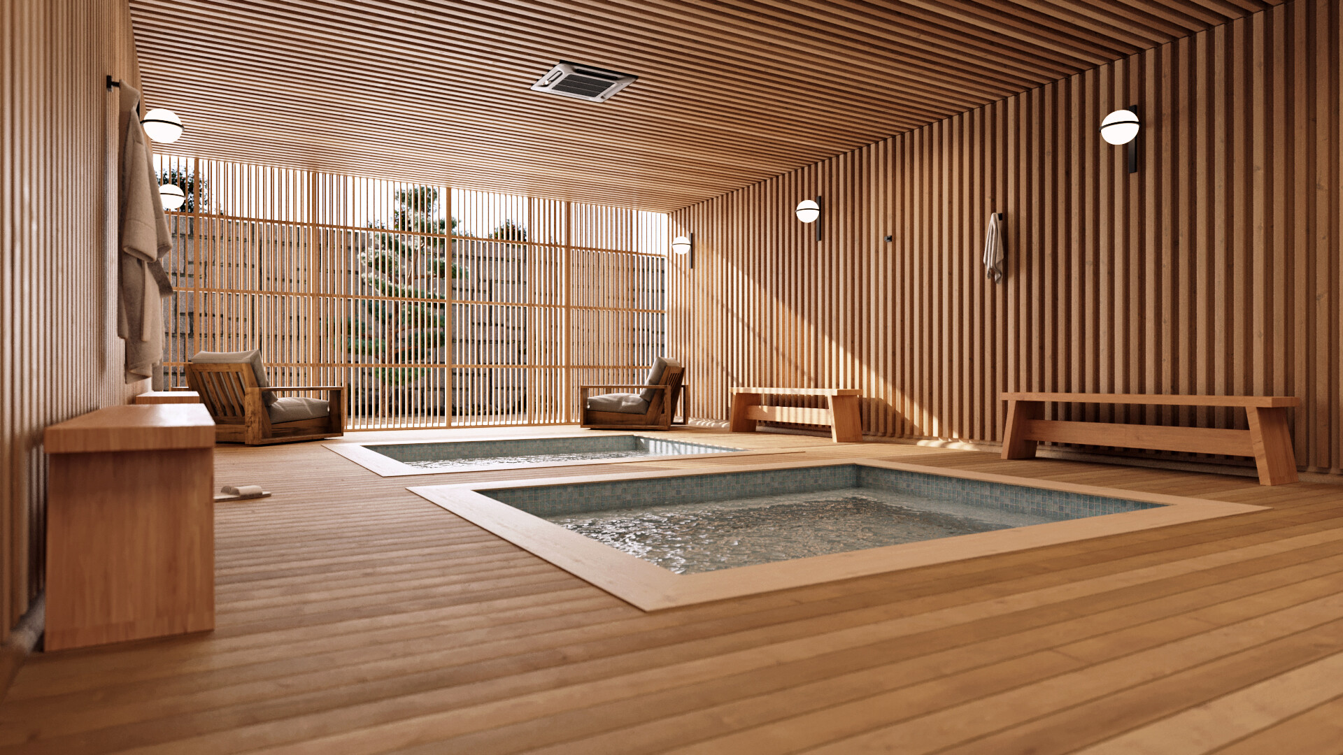 ArtStation - Health Spaces - Japandi Spa