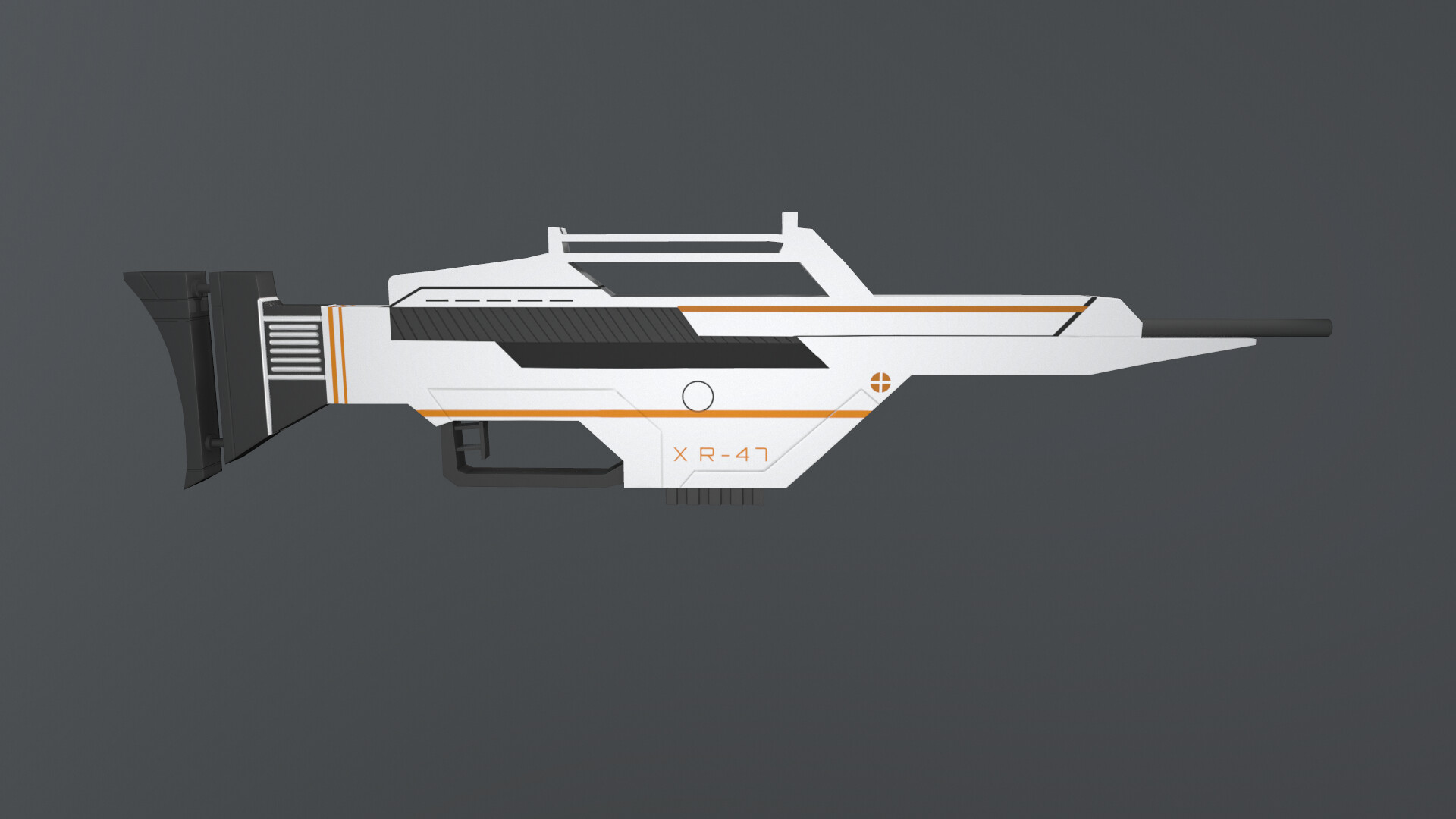 ArtStation - Futuristic Rifle