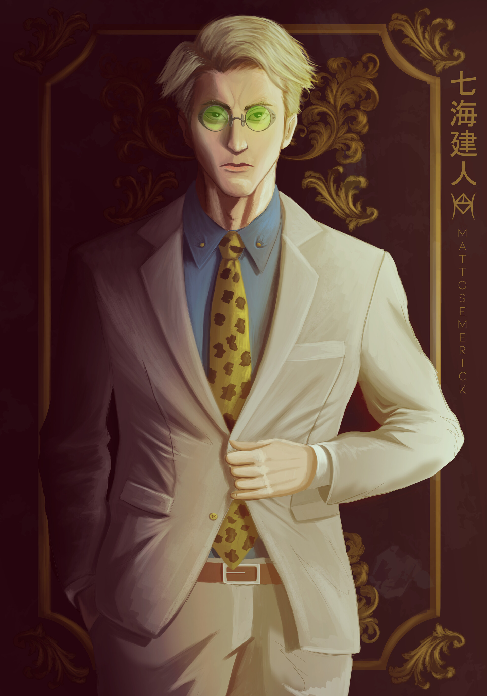 ArtStation - Kento Nanami - Jujutsu Kaisen