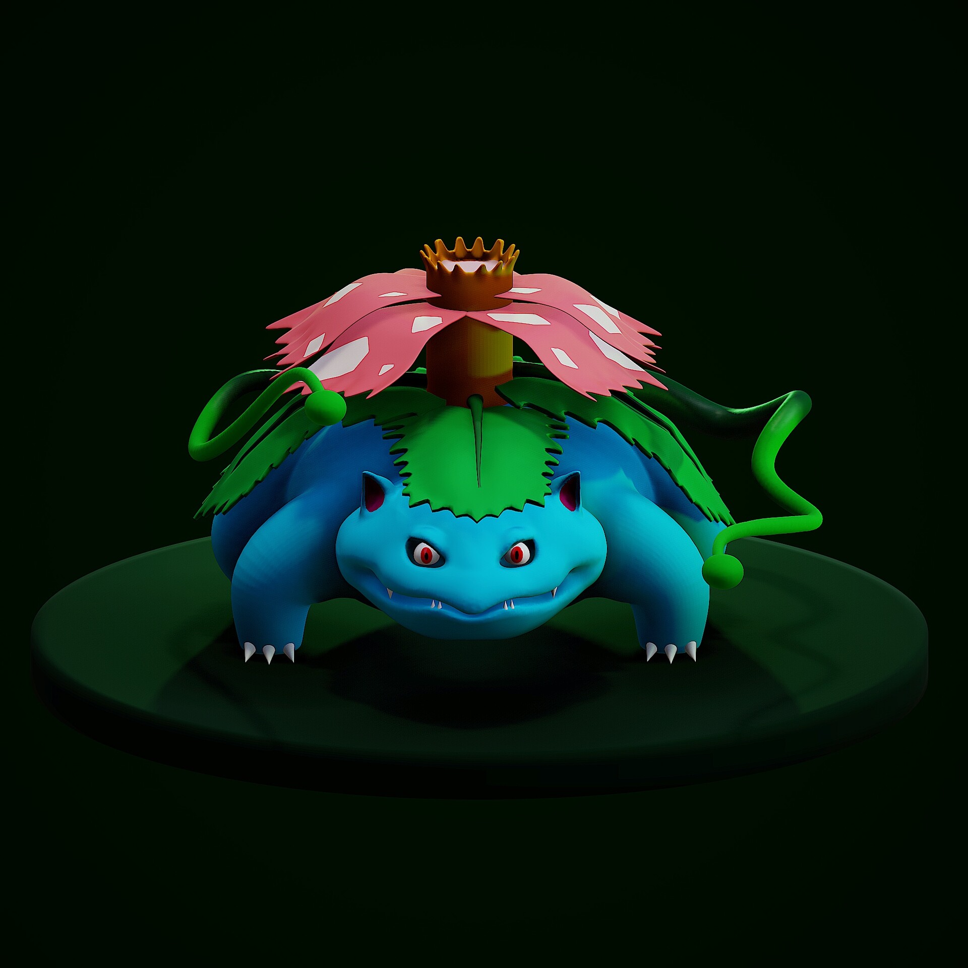ArtStation - Venusaur Sculpt