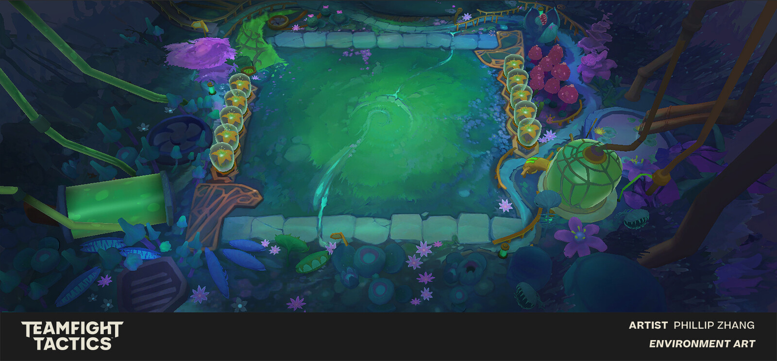 Phillip Zhang 泽彦 - Zaun Garden- Neon Nights - Teamfight Tactics