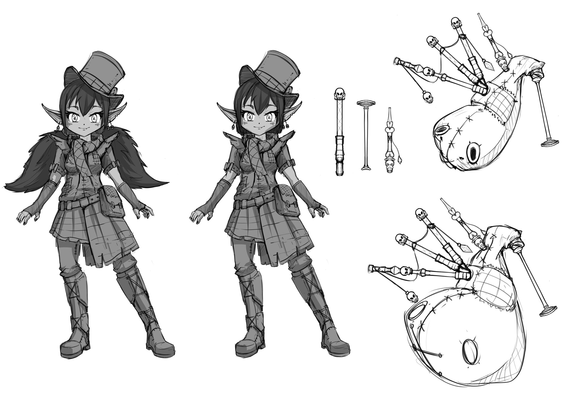 ArtStation - Goblin bard