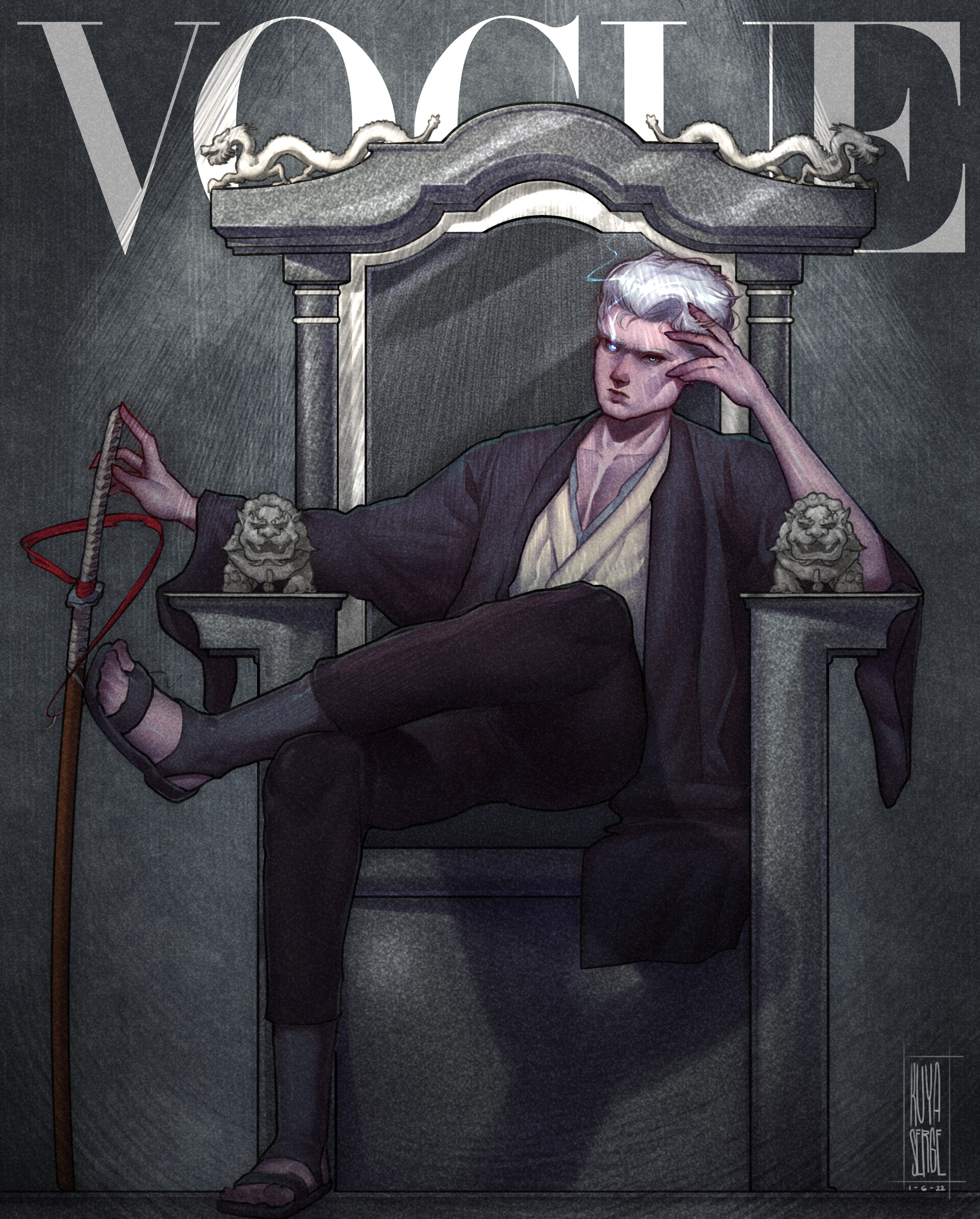 ArtStation - DnD Elvish Character commission