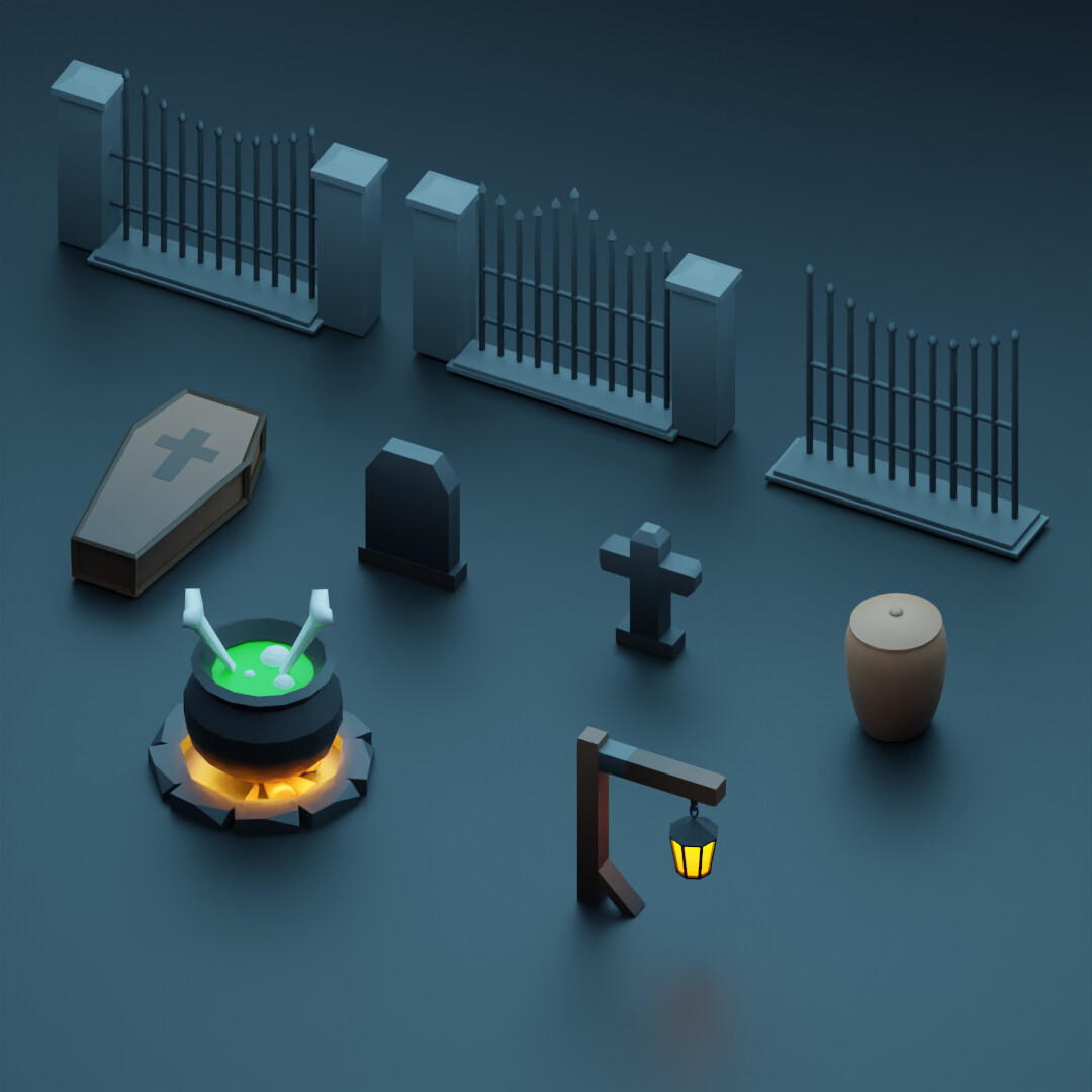 ArtStation - Horror Themed Asset Pack