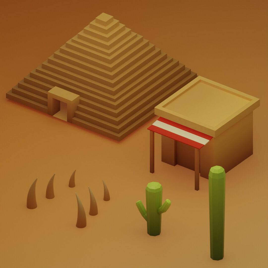 ArtStation - Desert Themed Asset Pack