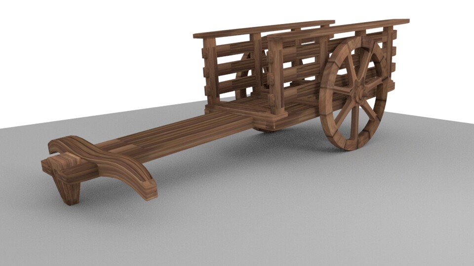 ArtStation - Bull cart