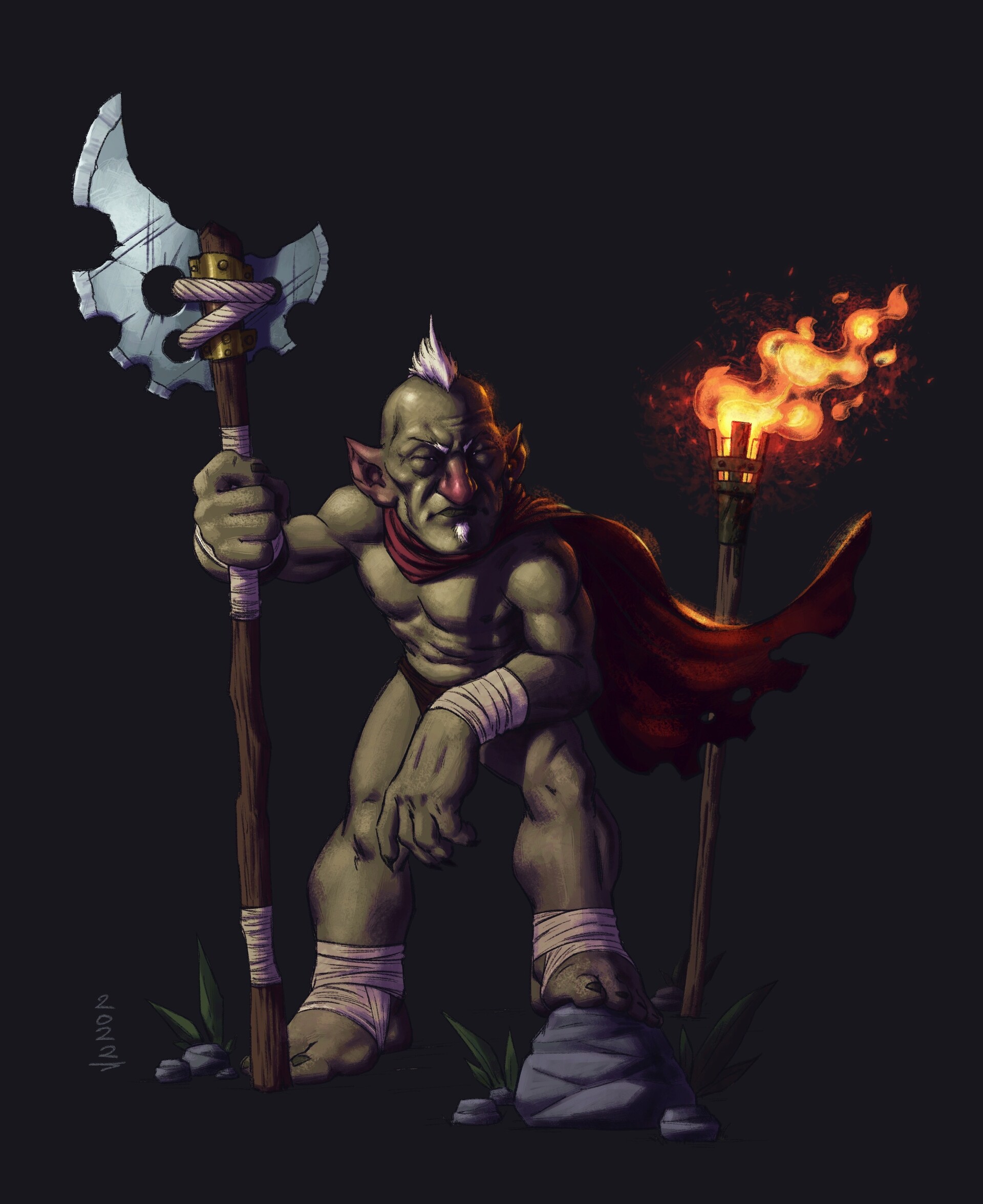 ArtStation - Old chief