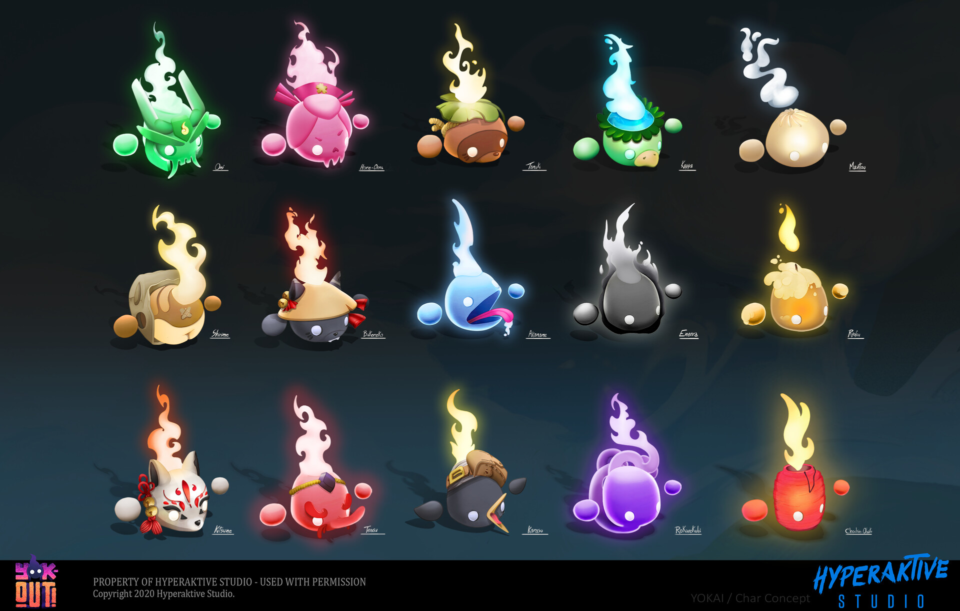 Annamaria D'Arienzo - Yok-OUT_ Character Design