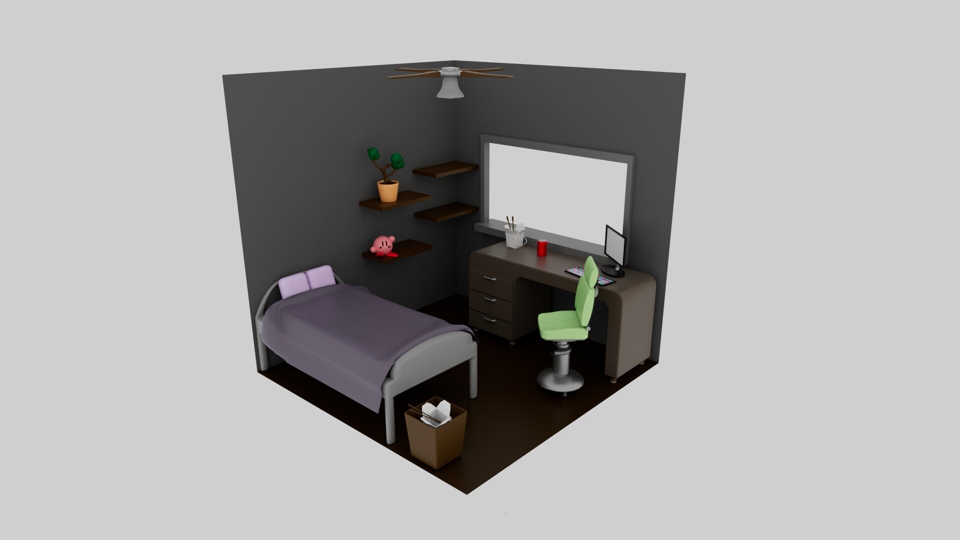 ArtStation - Student Dorm Room