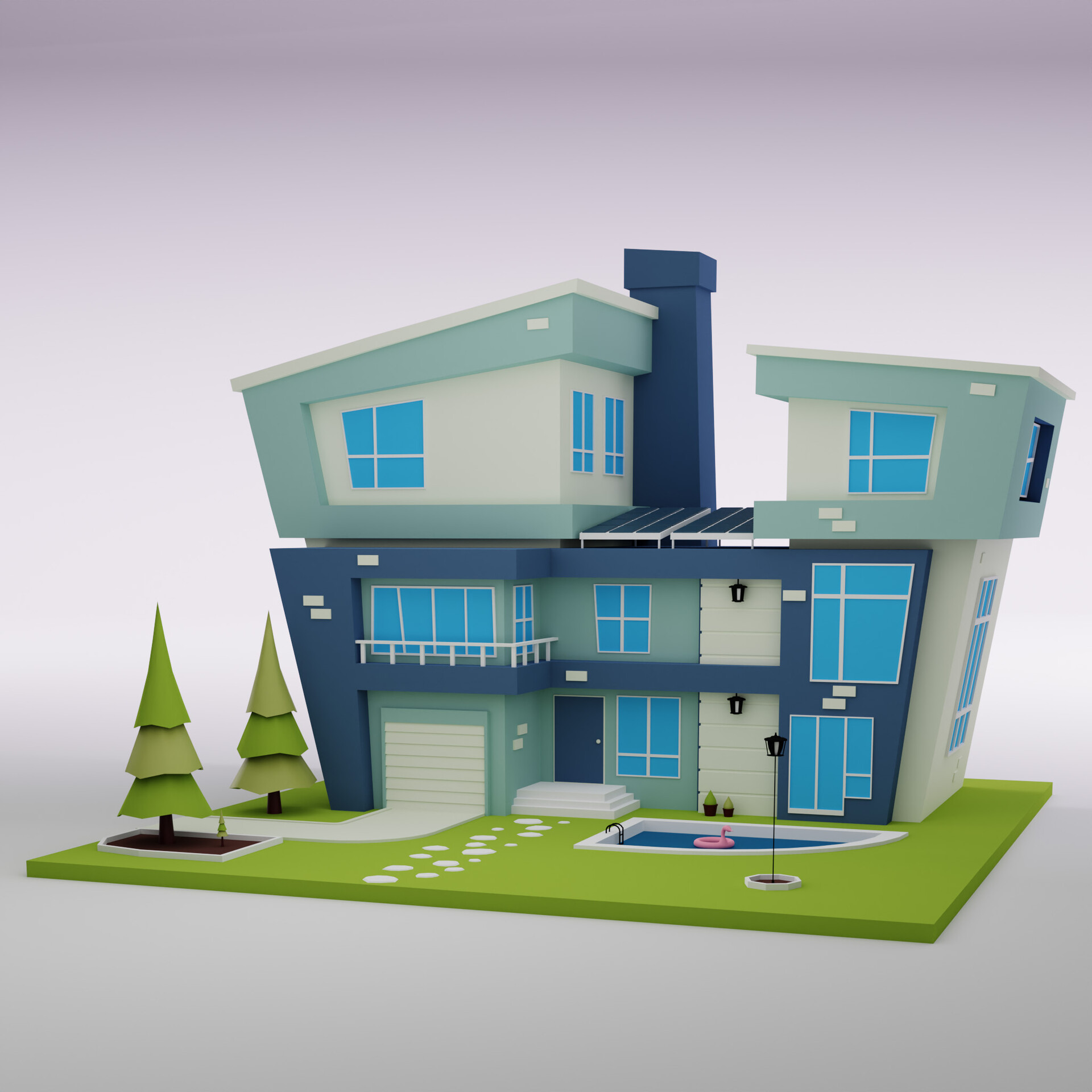 ArtStation - Stylized Cartoon House