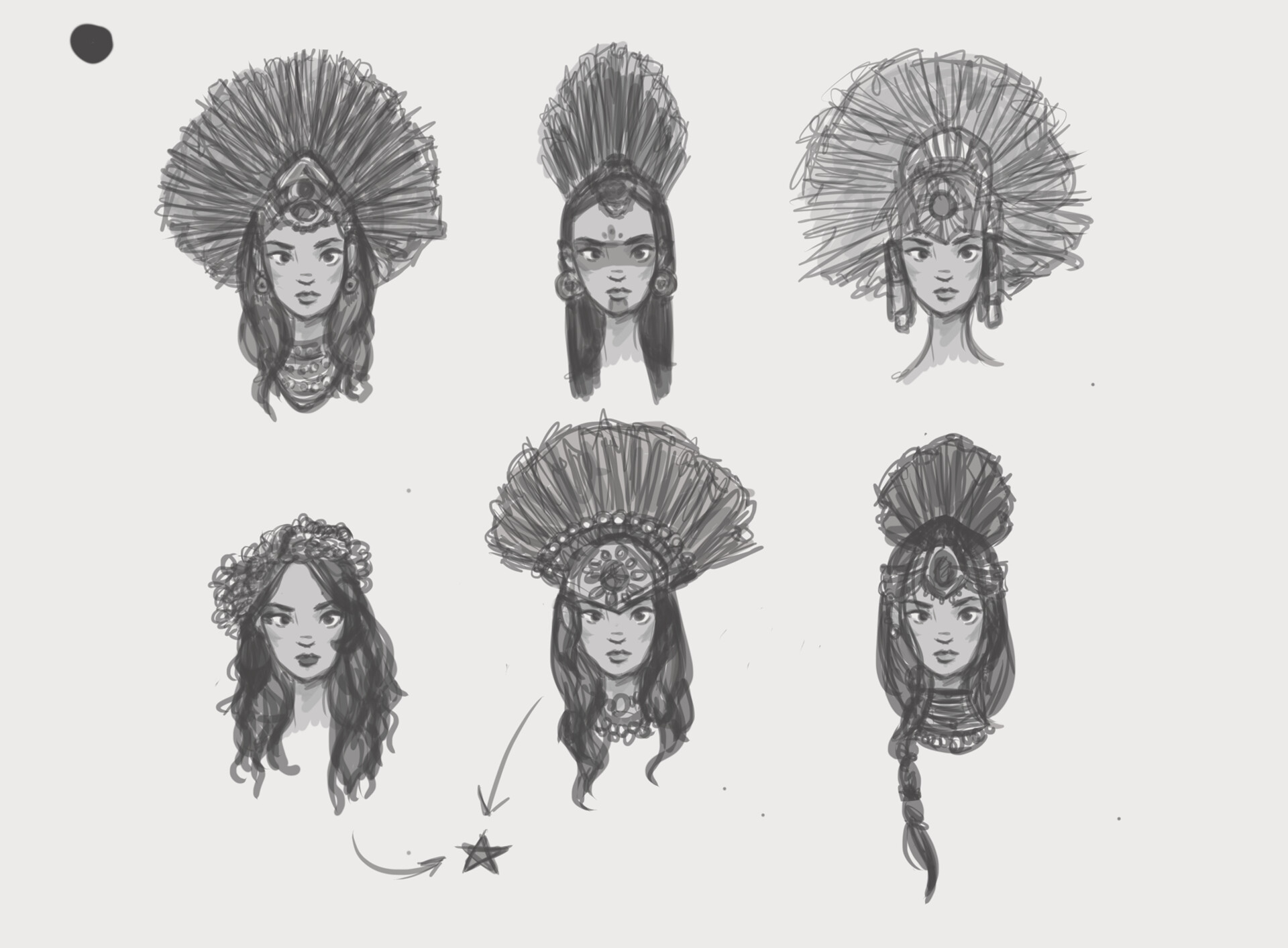 Fiona Beale - Concept Art- Monument and Goddess