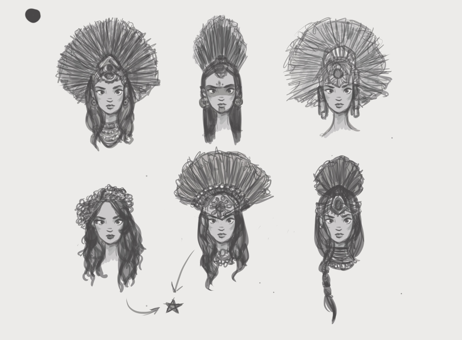 Fiona Beale - Concept Art- Monument and Goddess