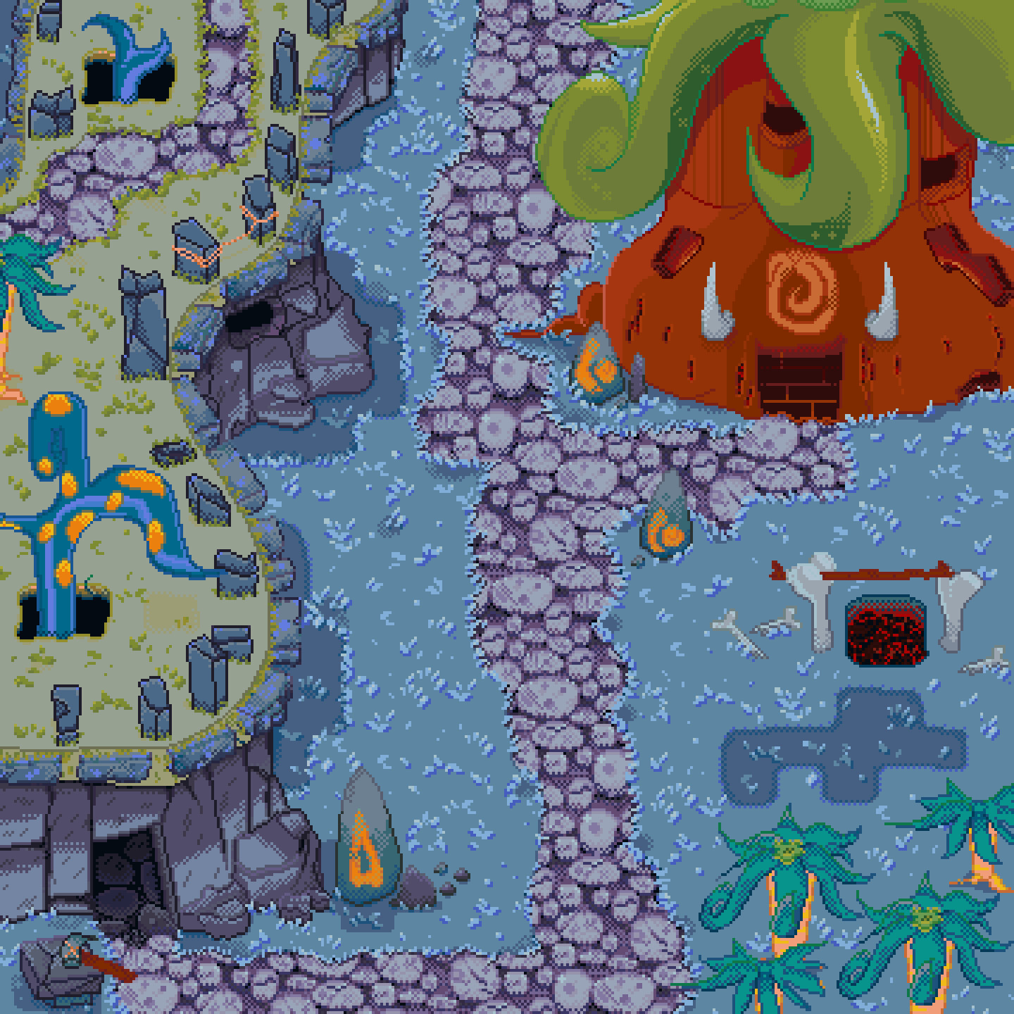 ArtStation - Top Down 2D Pixel Art Style Game Design ArtStation - Top Down 2D Pixel Art Style Game Design