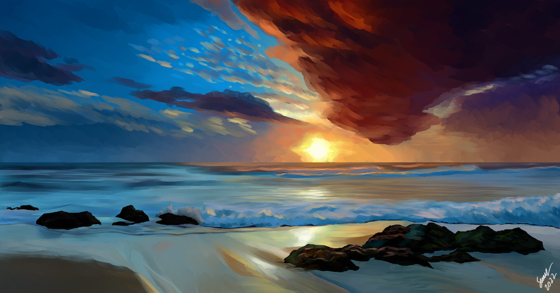 ArtStation - The beach