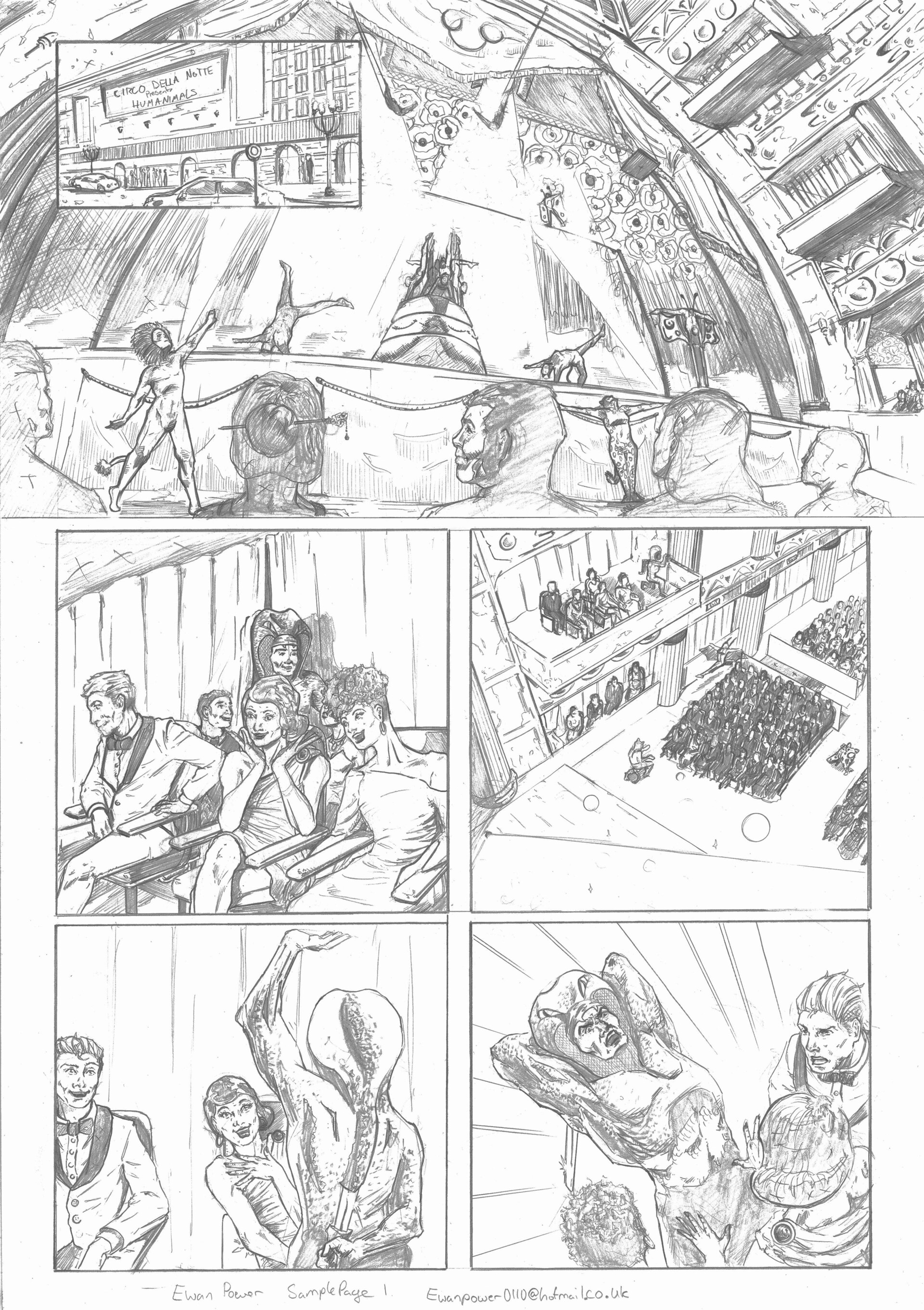 ArtStation - Nightwing sample script pages