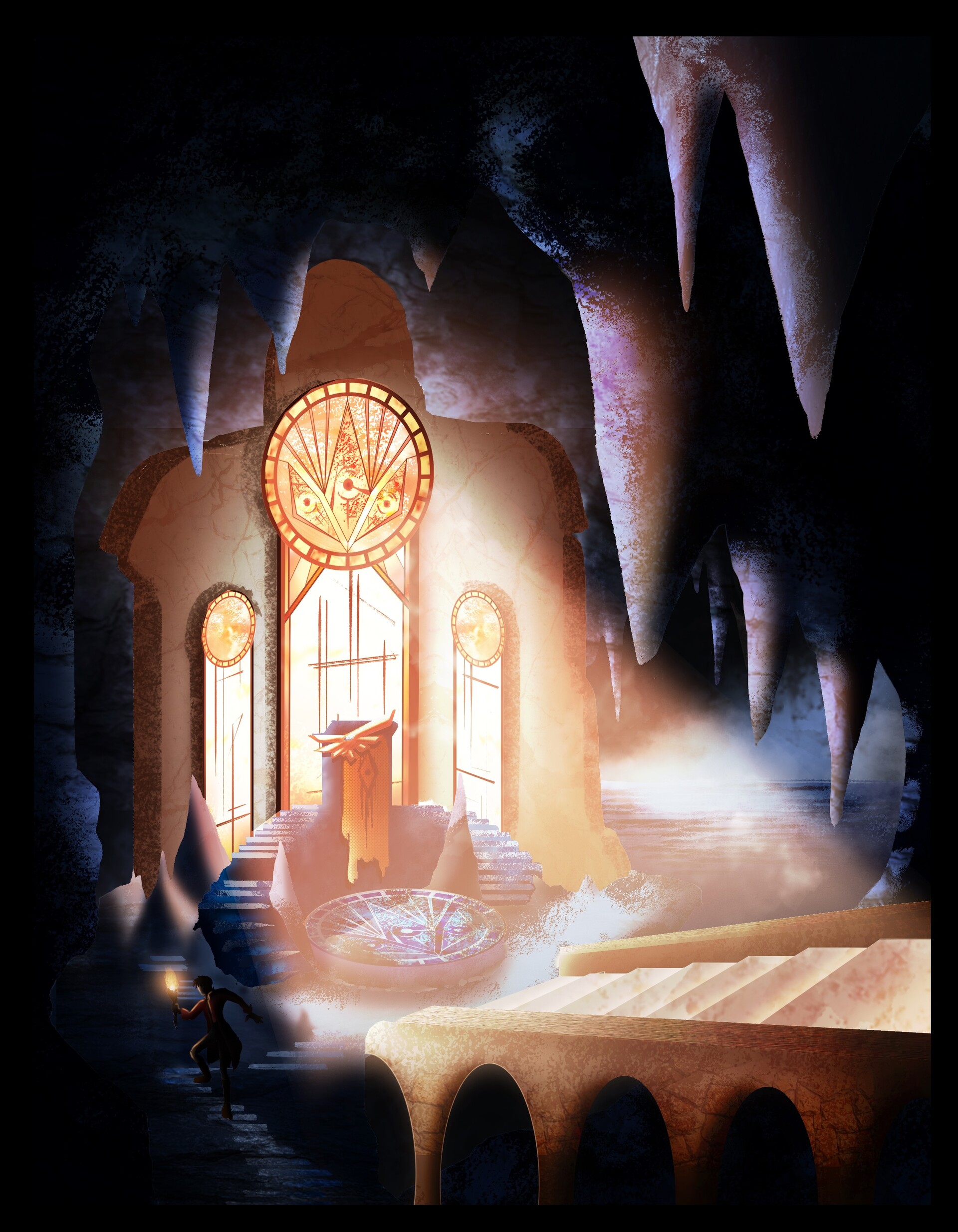 ArtStation - Underground Cave Altar