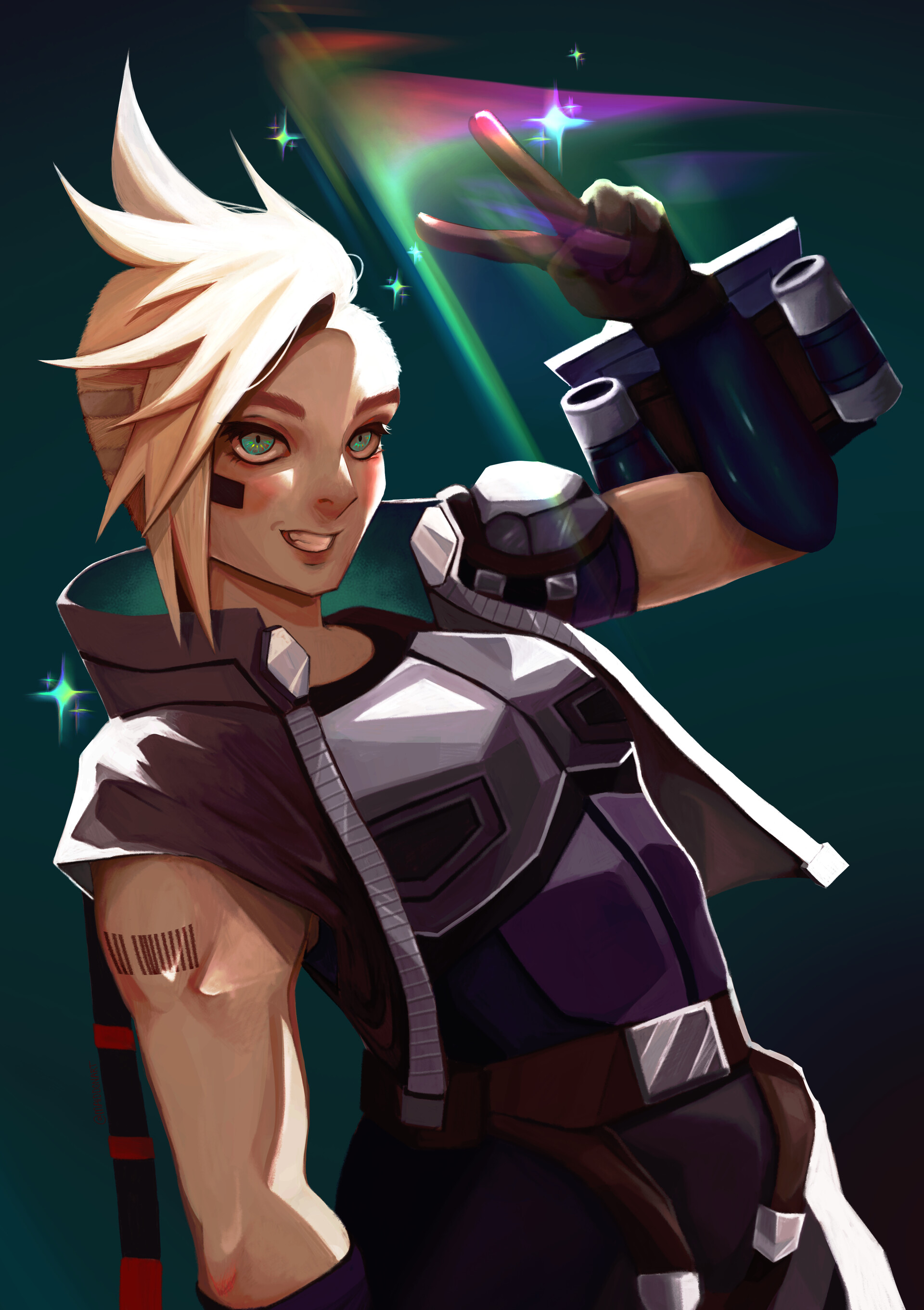 ArtStation - PsyOps Ezreal, League of Legends Fanart