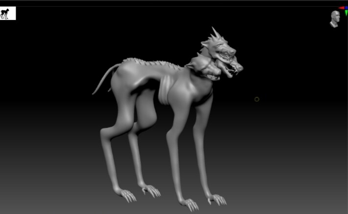 ArtStation - 3D Model - HellHound