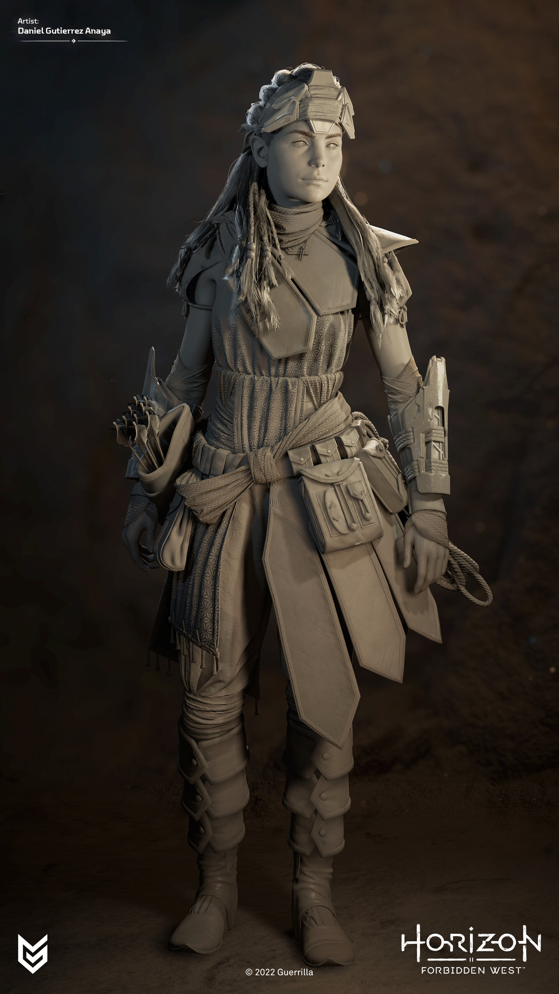 Daniel Gutierrez Anaya - Horizon Forbidden West - Aloy Carja Wanderer