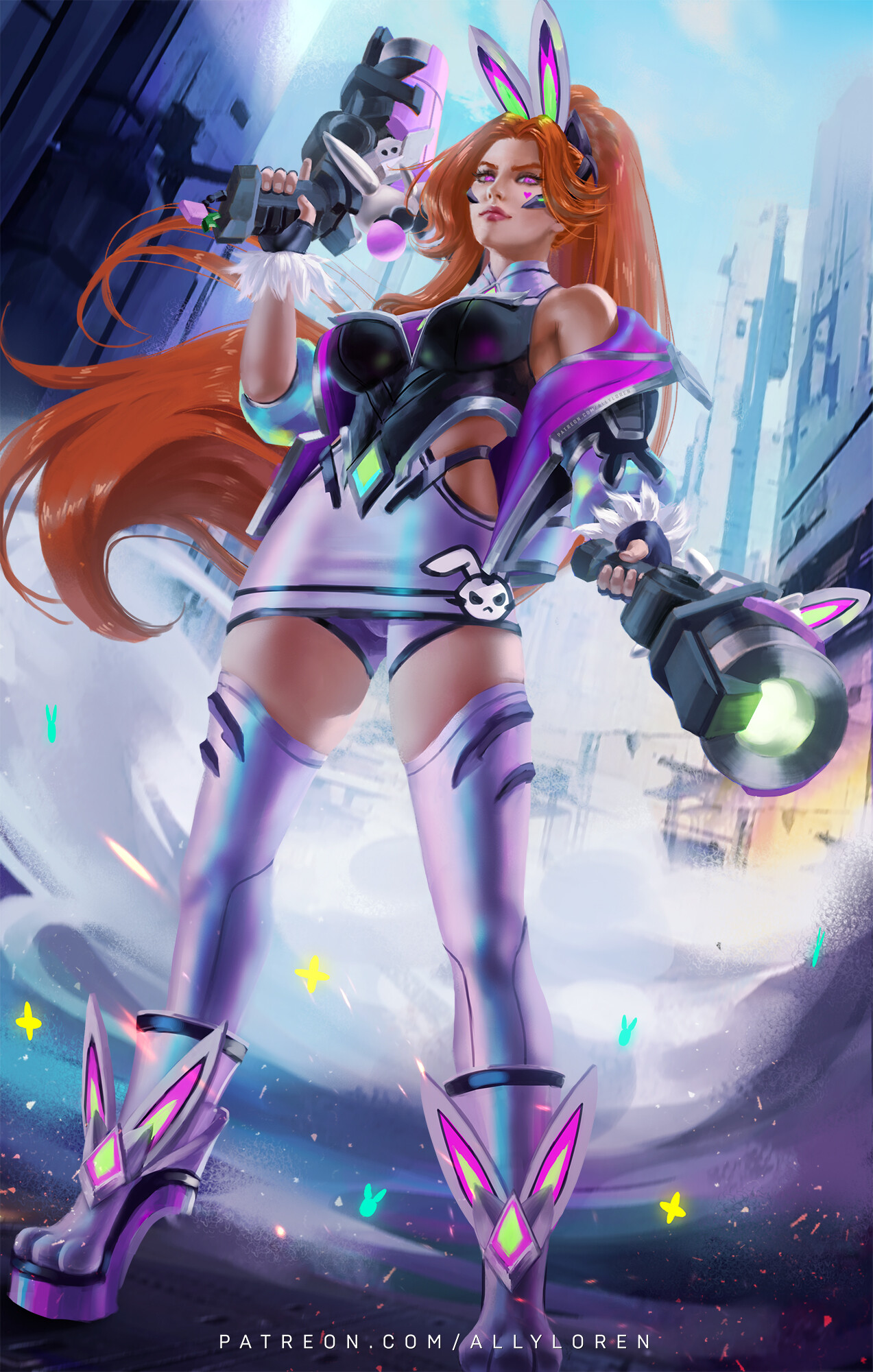 ArtStation - Battle Bunny Miss Fortune