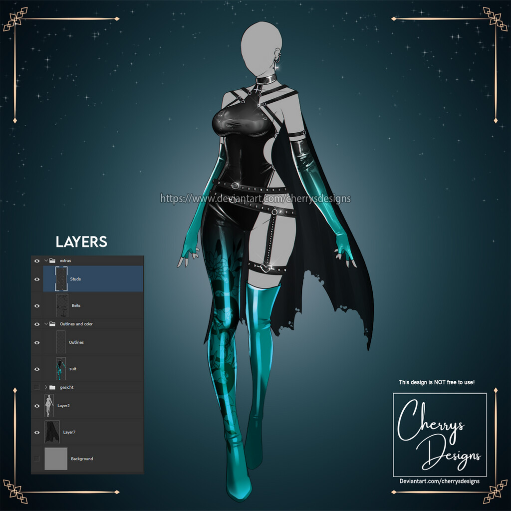 Cherry │ Outfit Designs - Customizable Outfit Designs