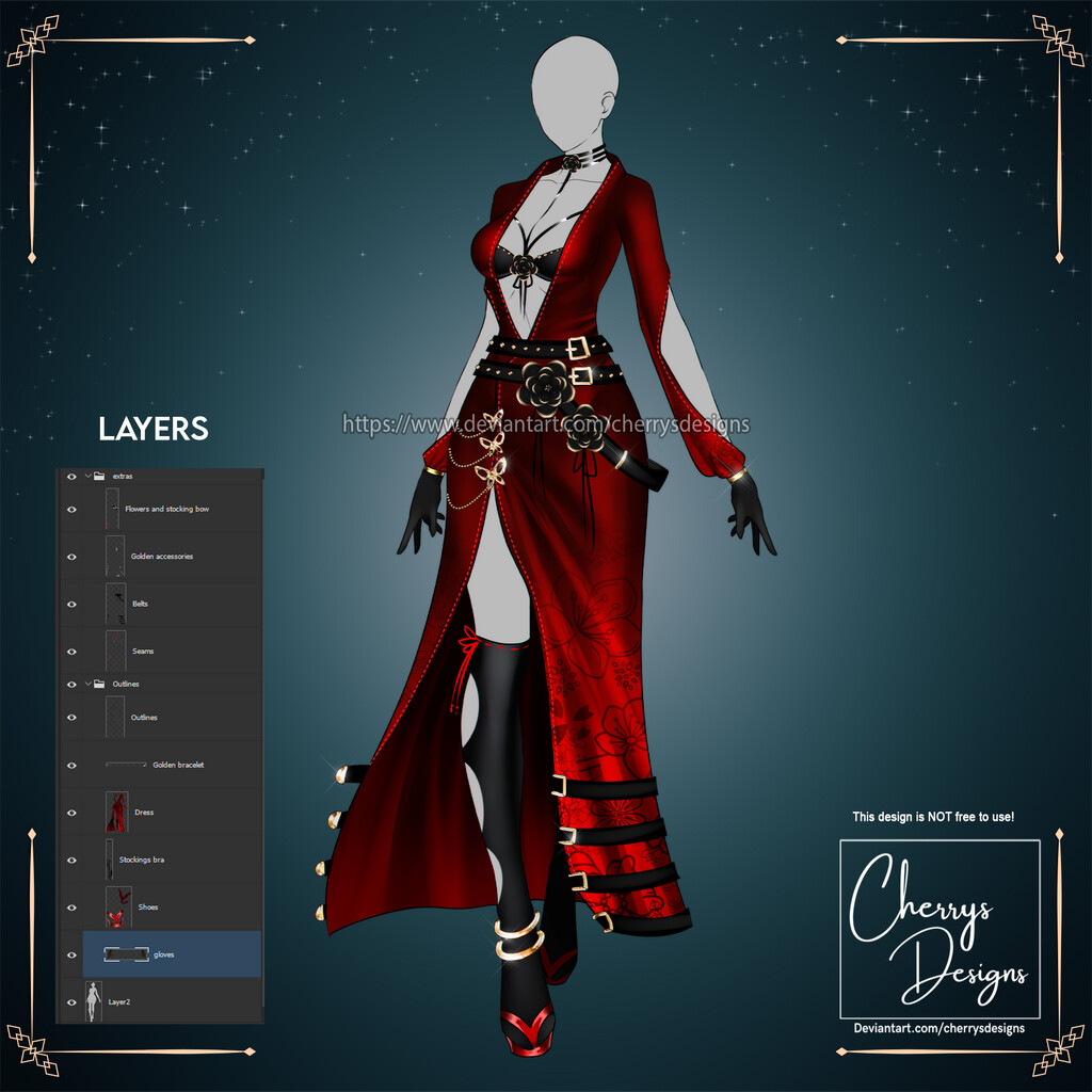 Cherry │ Outfit Designs - Customizable Outfit Designs