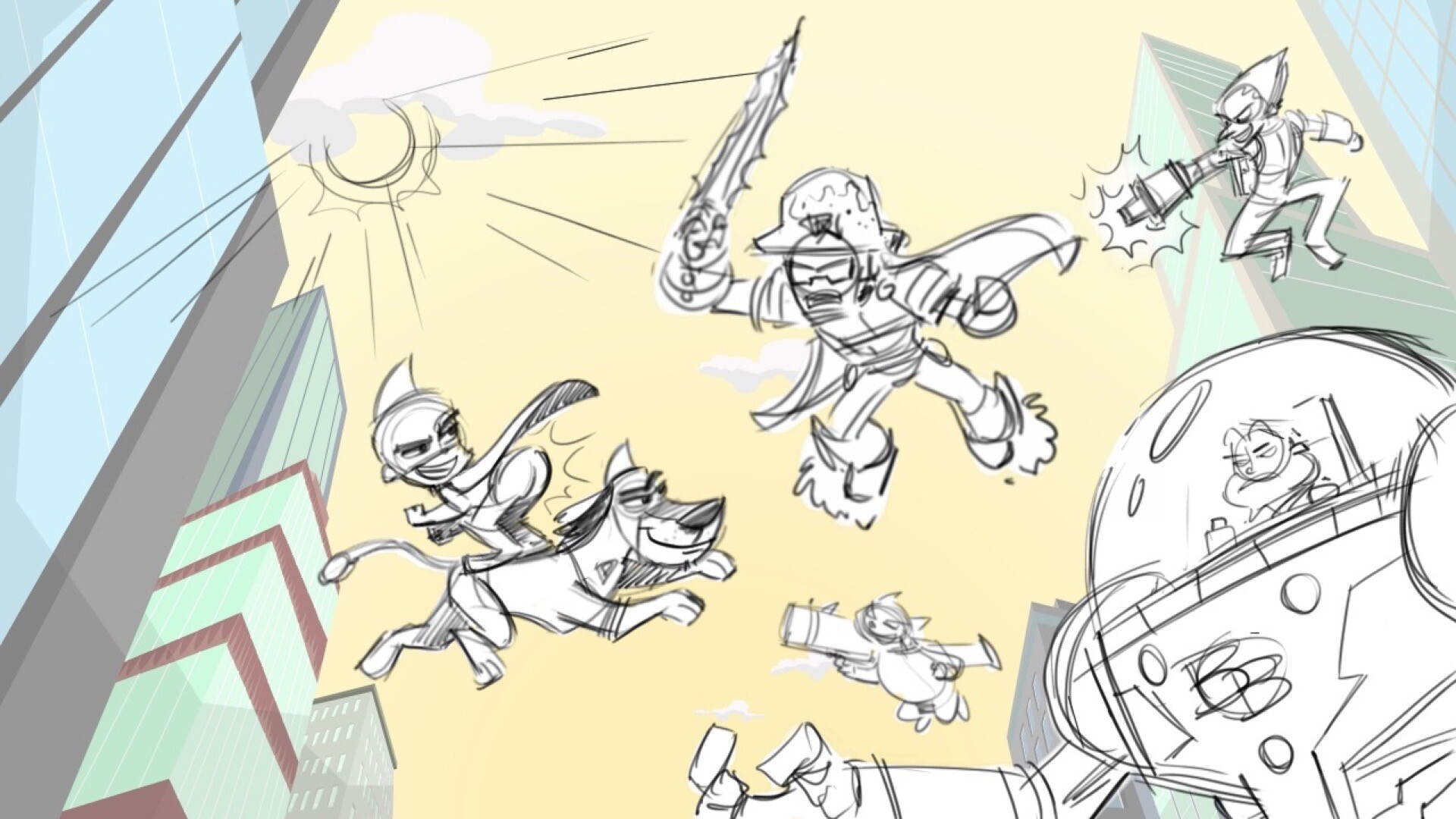 how to draw johnny test full body