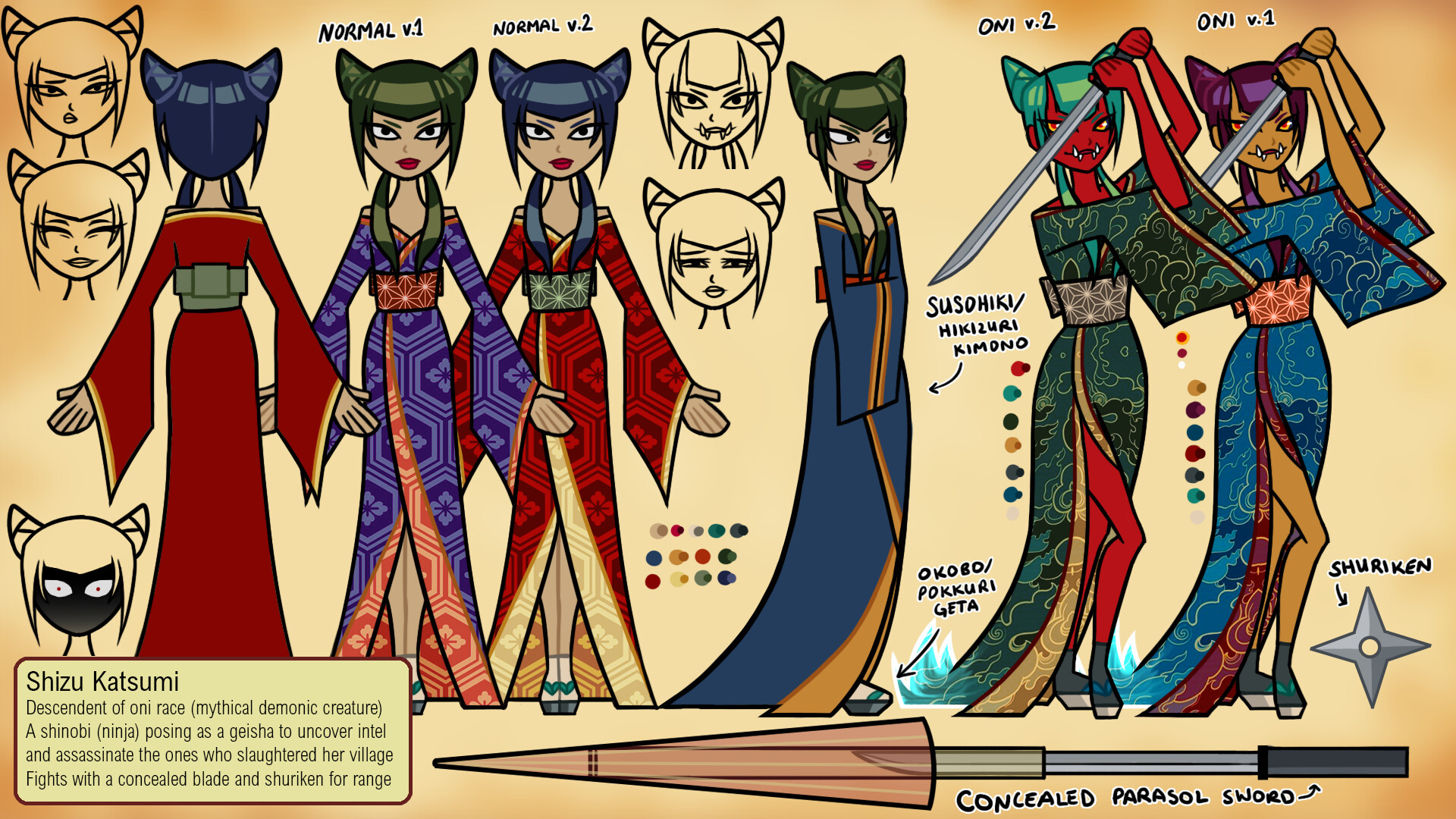 ArtStation - Oni Shinobi