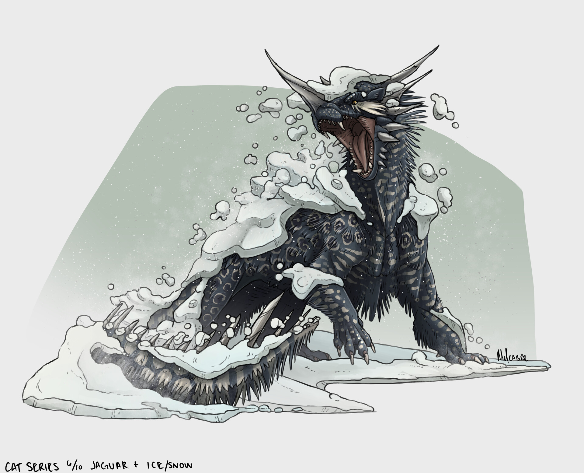 ArtStation - Cat Series 06/10 Jaguar + Ice