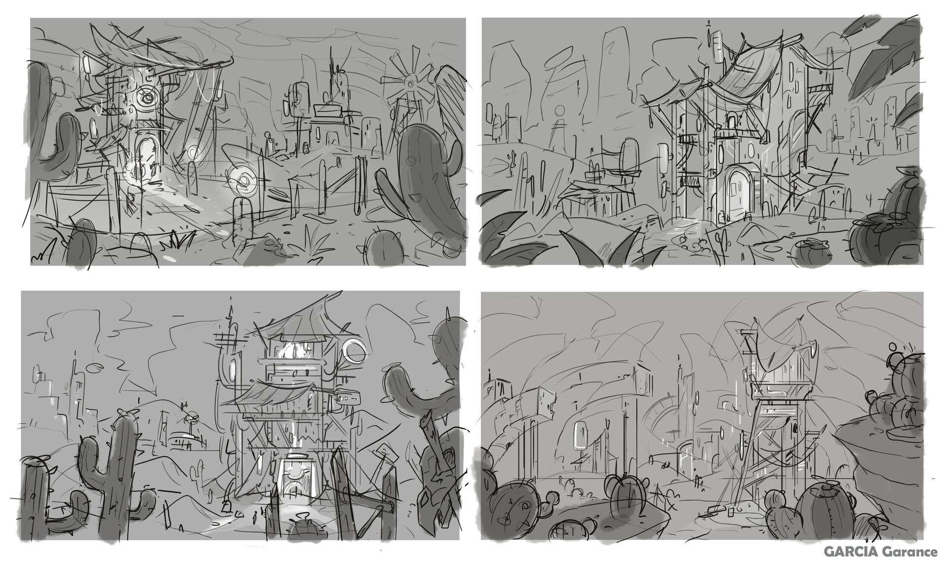 ArtStation - Desert Outpost