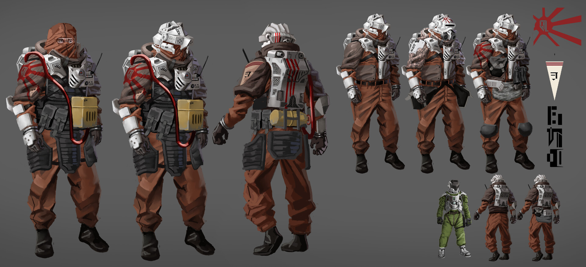 ArtStation - Secret Of Ares - Histatii, front line basic infantry