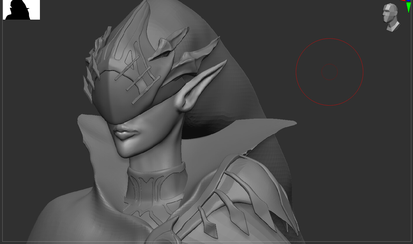 ArtStation - Character Concept 3D Model WIP