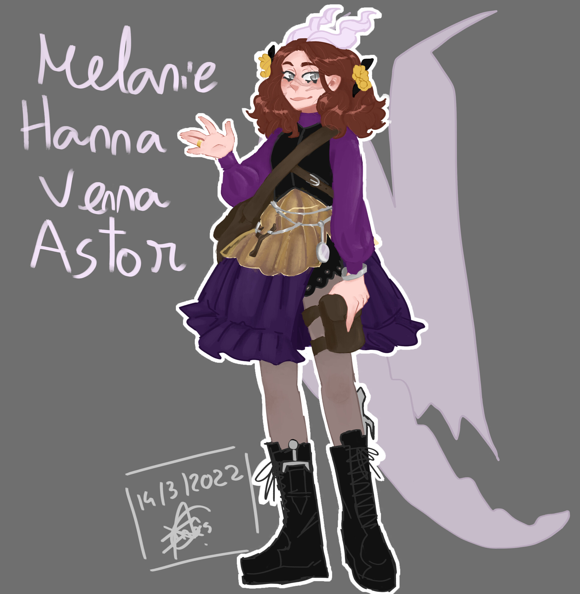 ArtStation - Outfit Design, Full Body Digital Painting of Origical ...