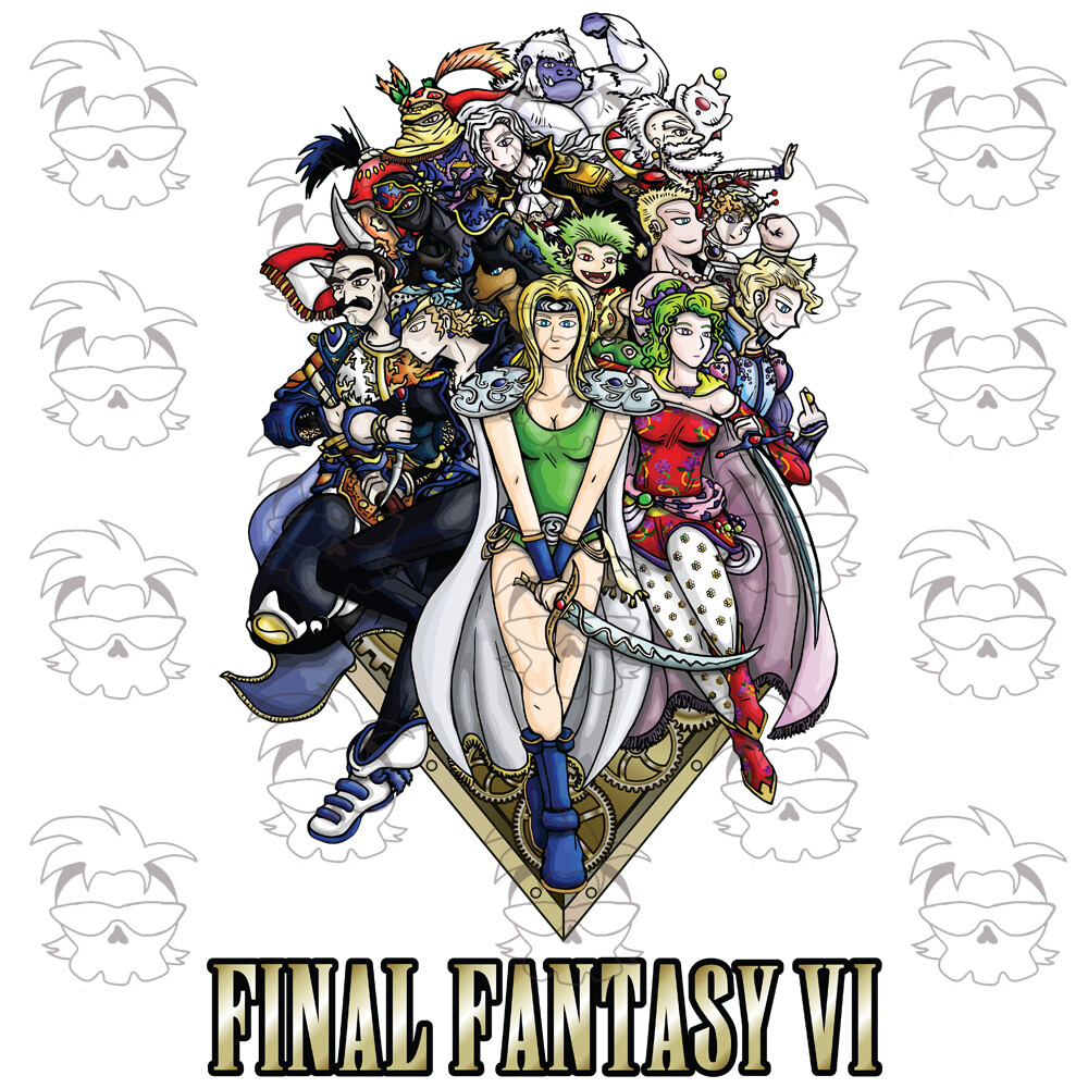 ArtStation - Final Fantasy VI Heroes