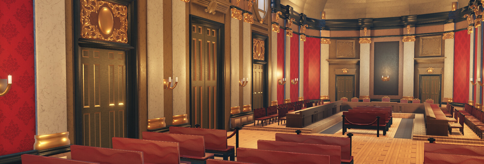 ArtStation - SPANISH COURT ROOM