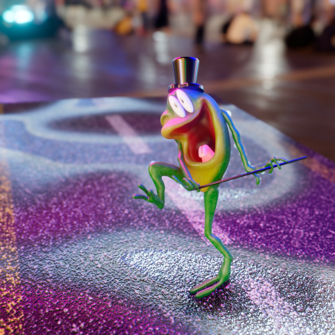 ArtStation - MICHIGAN J.FROG 3D MODEL