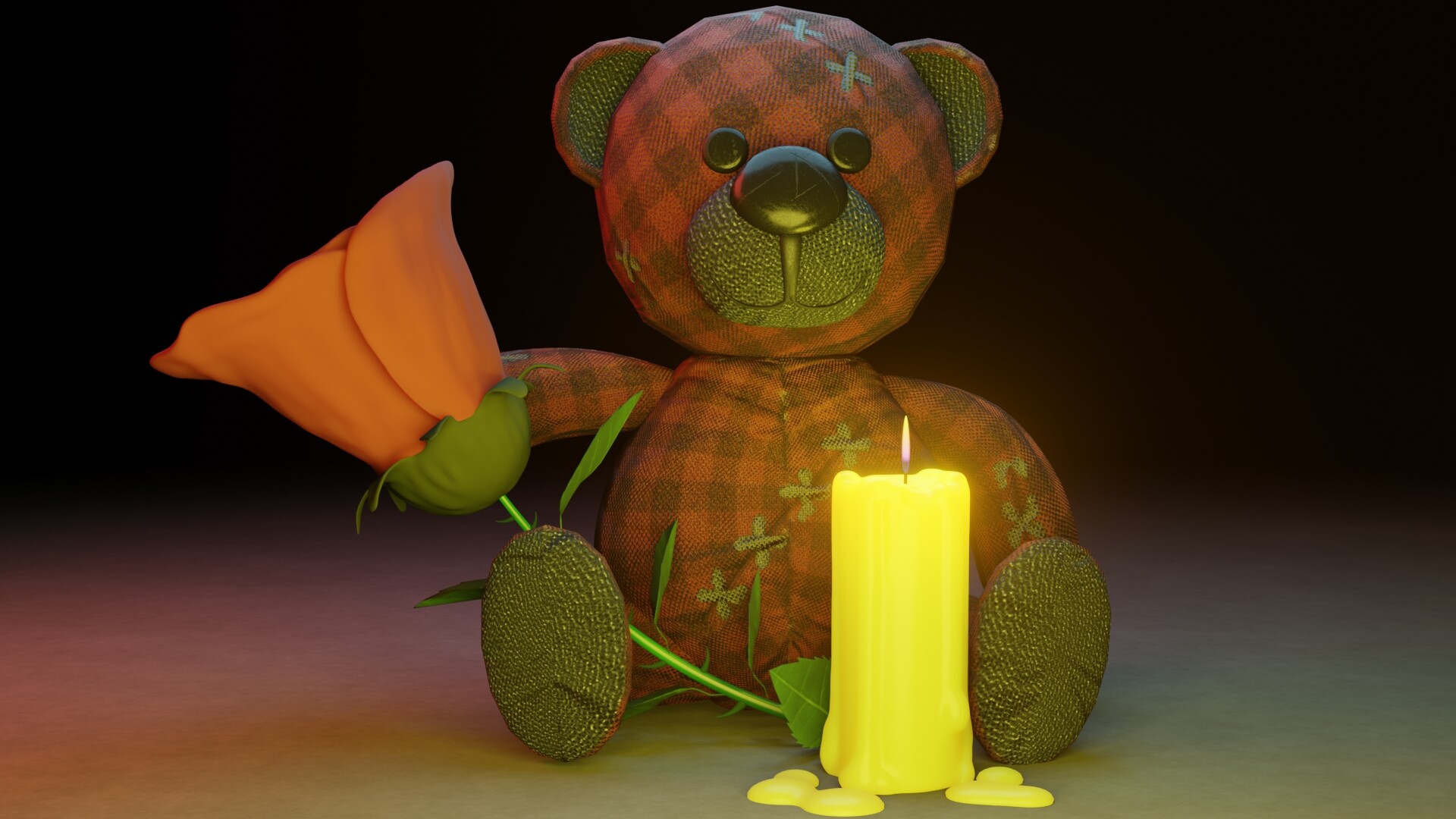 ArtStation - Grief Bear Toy