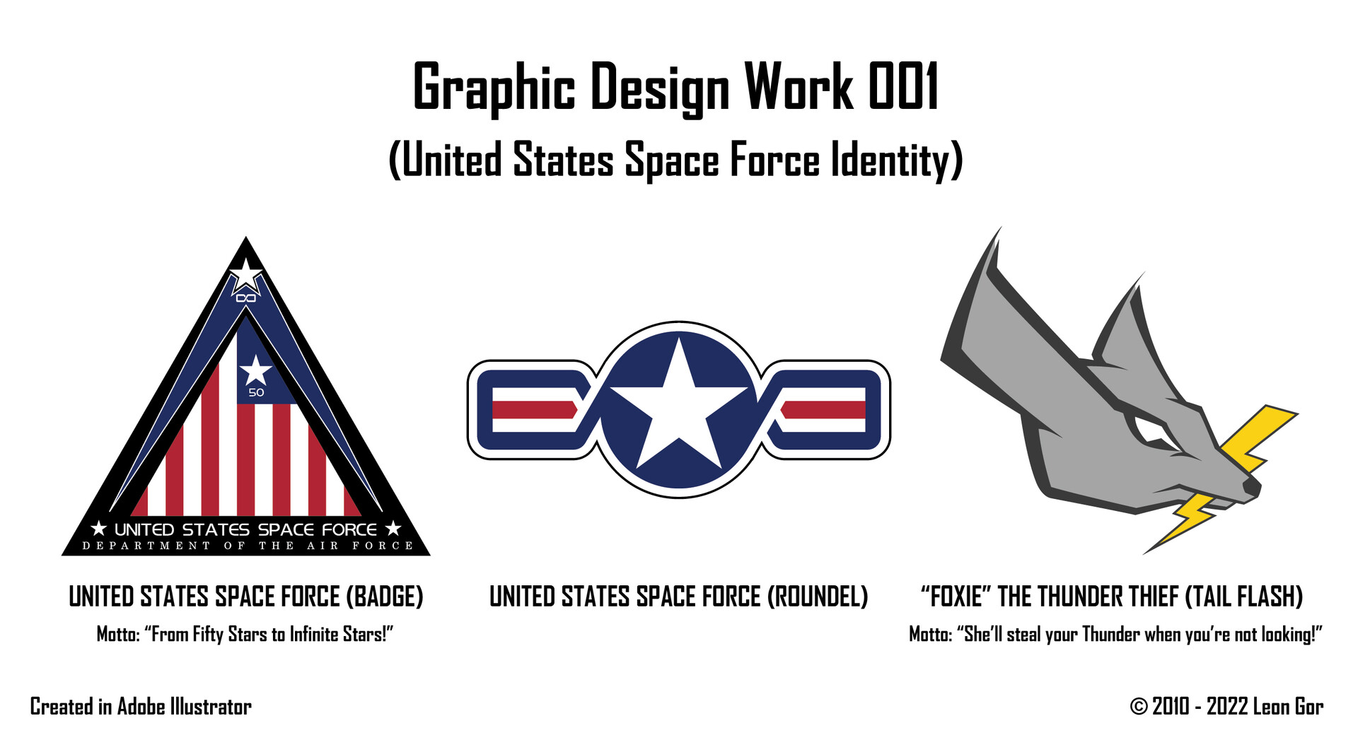 ArtStation - Graphic Design Work 001 - US Space Force Identity