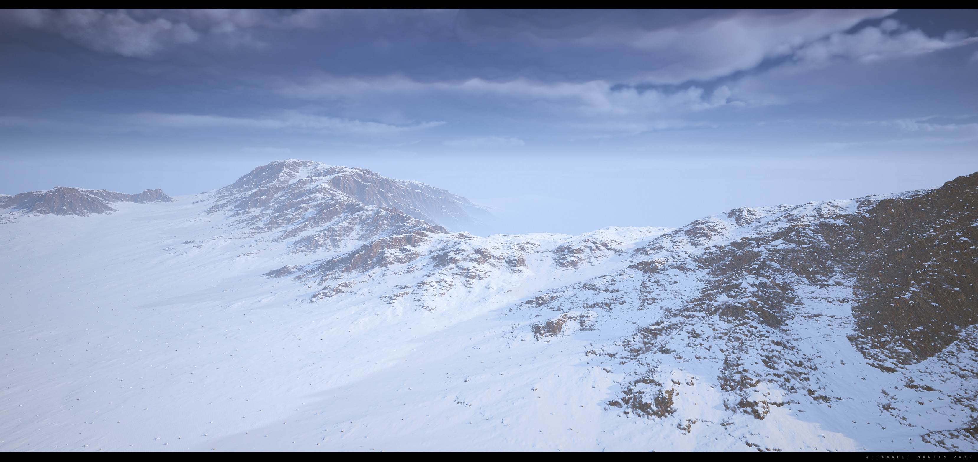 Alexandre Martin MGSTUDIO - Snowy Mountain V.2 / Volumetrics Cloud ...