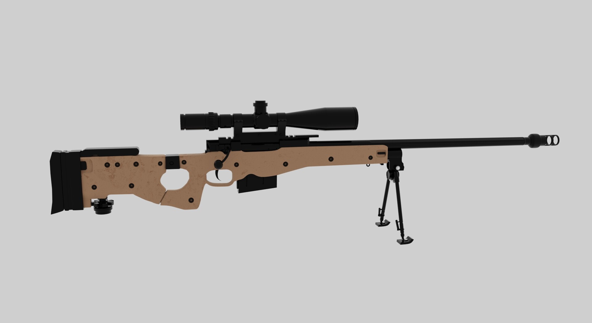 ArtStation - GUN - PROPS MODELING